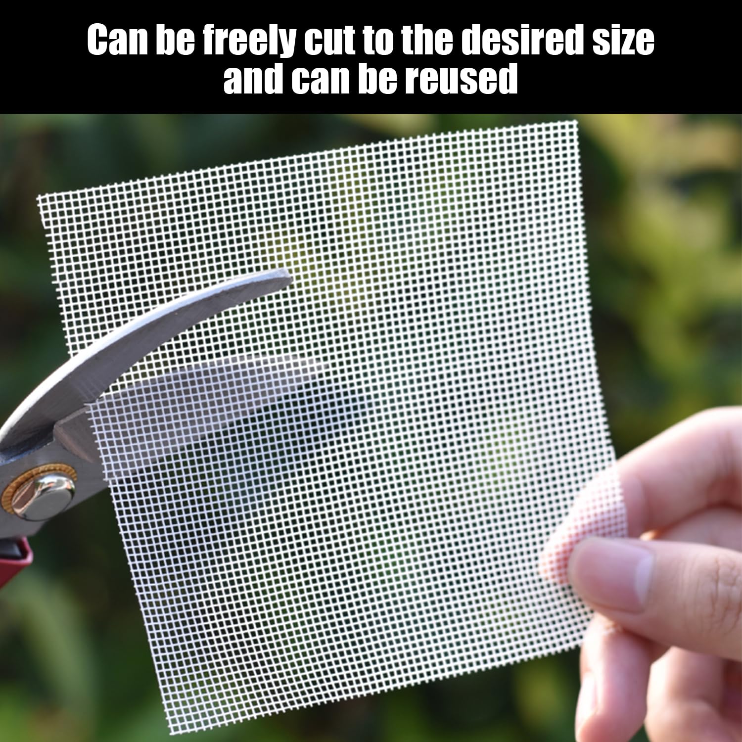 VBRHFRIF 20 Pieces Of Rectangular Flower Pot Bottom Hole Mesh Pads ...