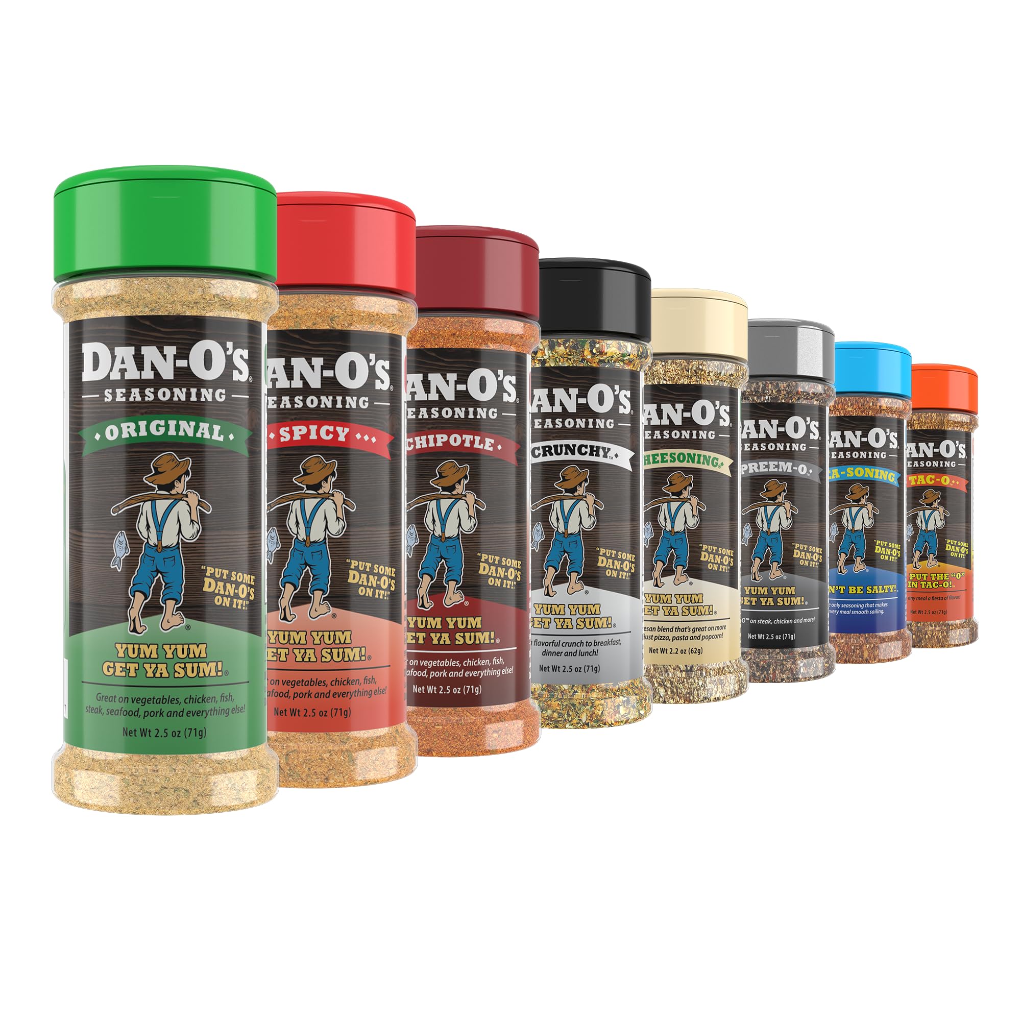 Dan Os 8 Bottle Seasoning Set Extra Small Bottles 8 | Desertcart QATAR