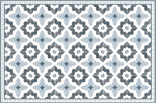 Amazon.com: Carolina Creekhouse Vinyl Rug | Sarah 057871RF | Vinyl ...