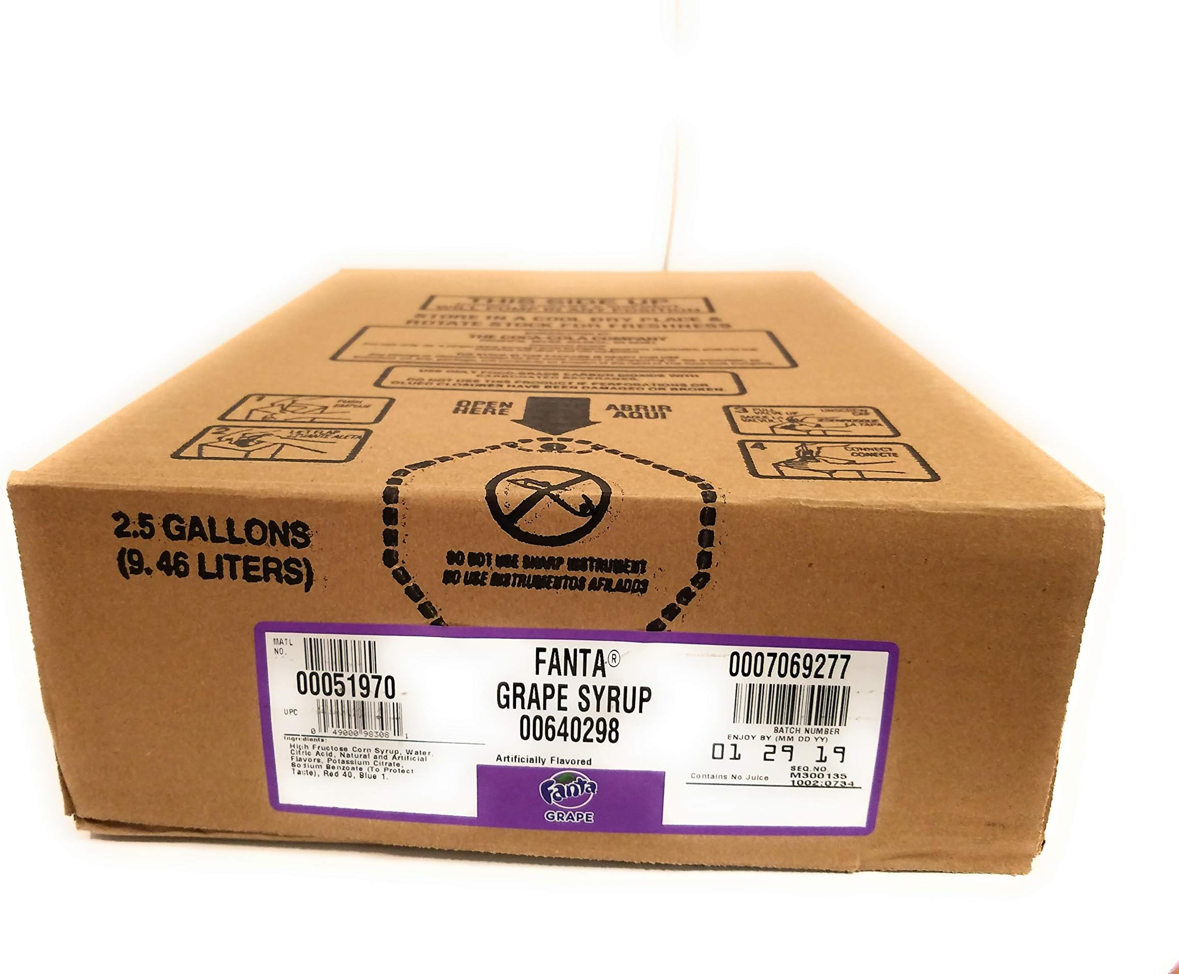 Amazon.com: Fanta Grape 2.5 Gallon Bag in Box Soda Syrup