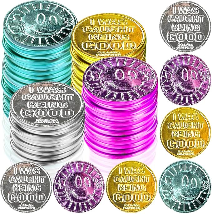 Amazon.com: ArtCreativity Colorful Coin Collection - Pack of 144 I was ...