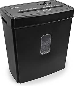 Duronic Micro Cut Paper Shredder PS657, Shred 5 Sheet Heavy Duty Small ...
