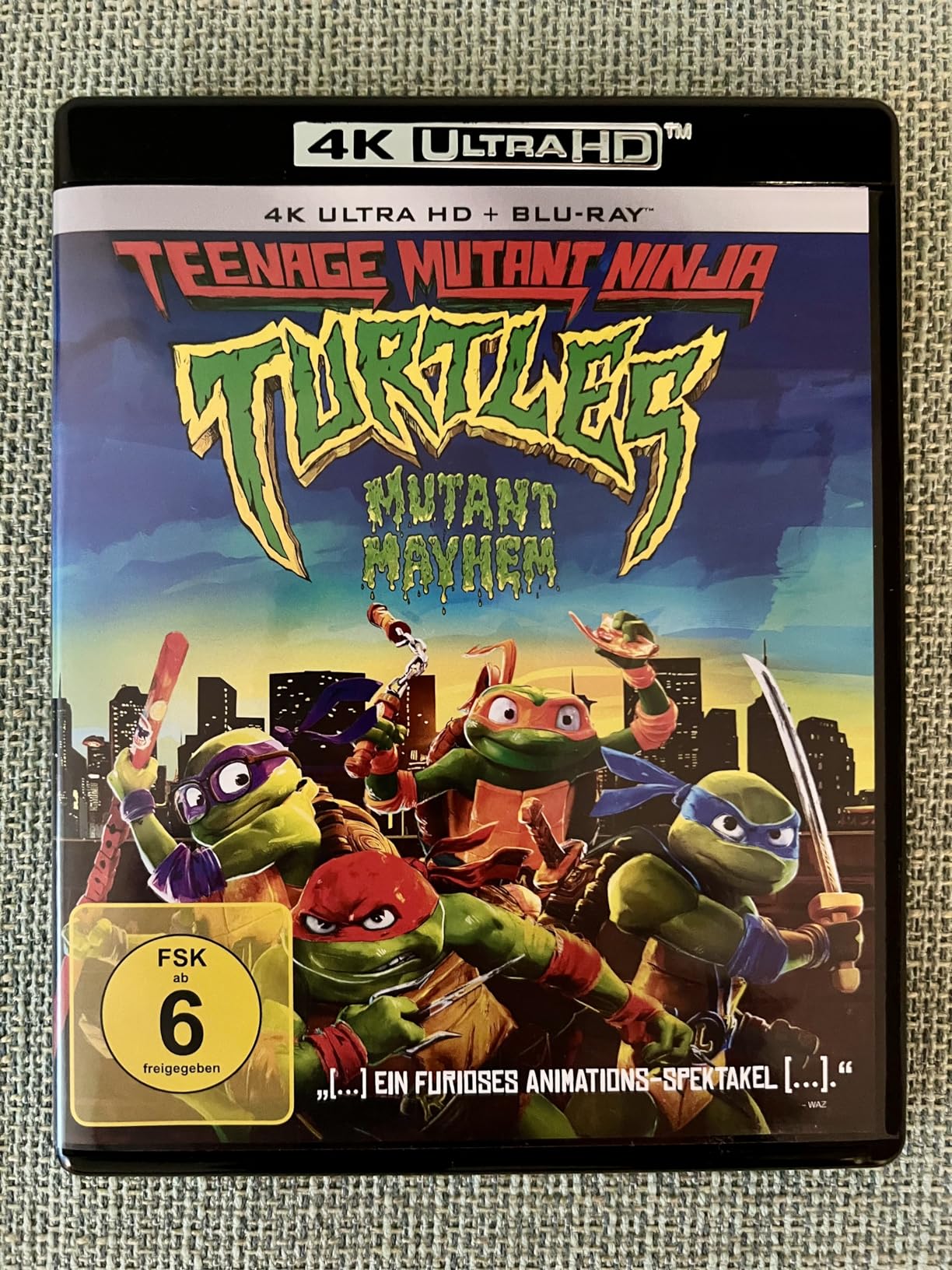 Teenage Mutant Ninja Turtles: Mutant Mayhem (4K Ultra HD) (+ Blu-ray ...
