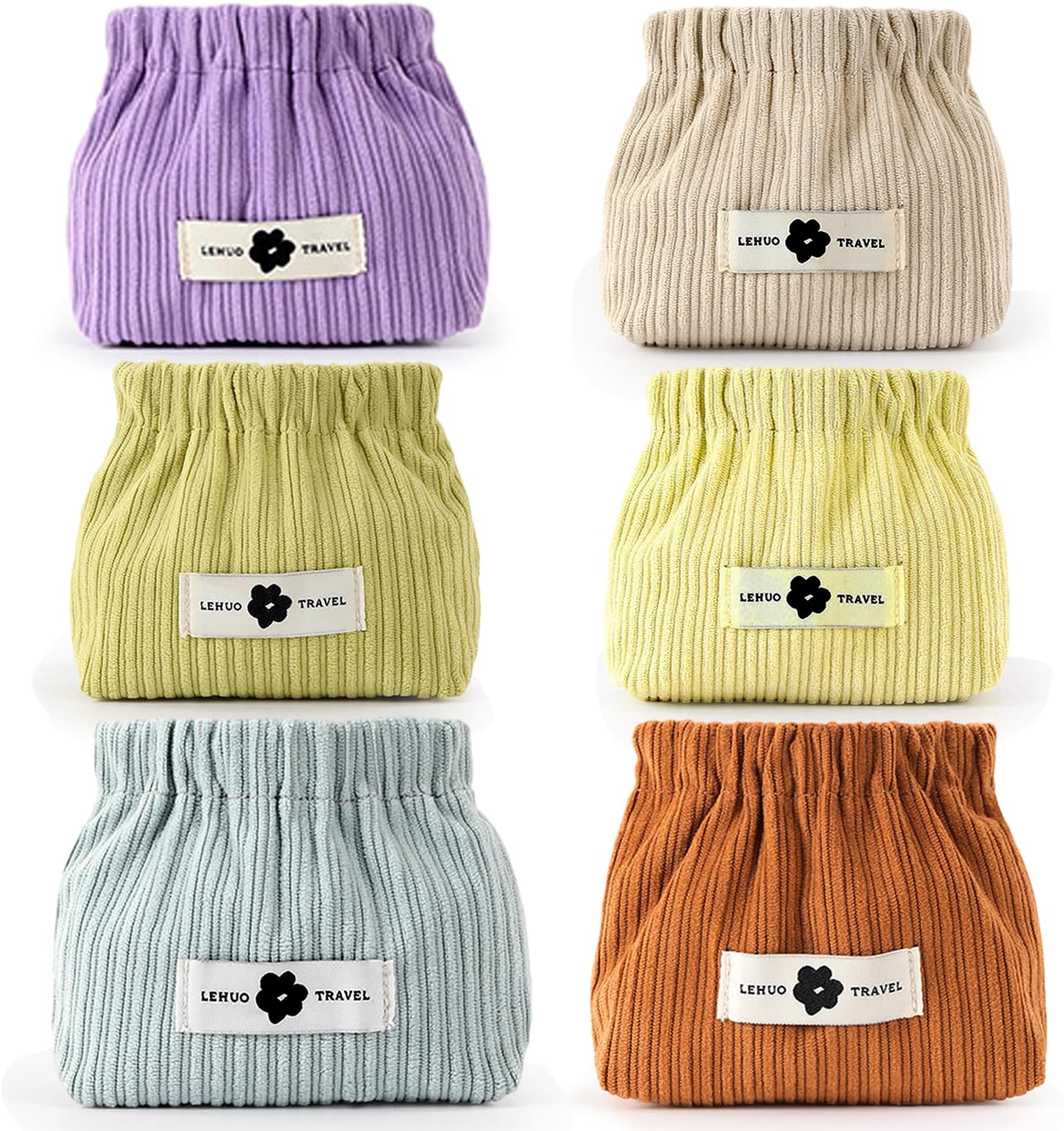 Amazon.com: Shrapnel Portable Pouch - Corduroy Elastic Storage Bag Hair ...