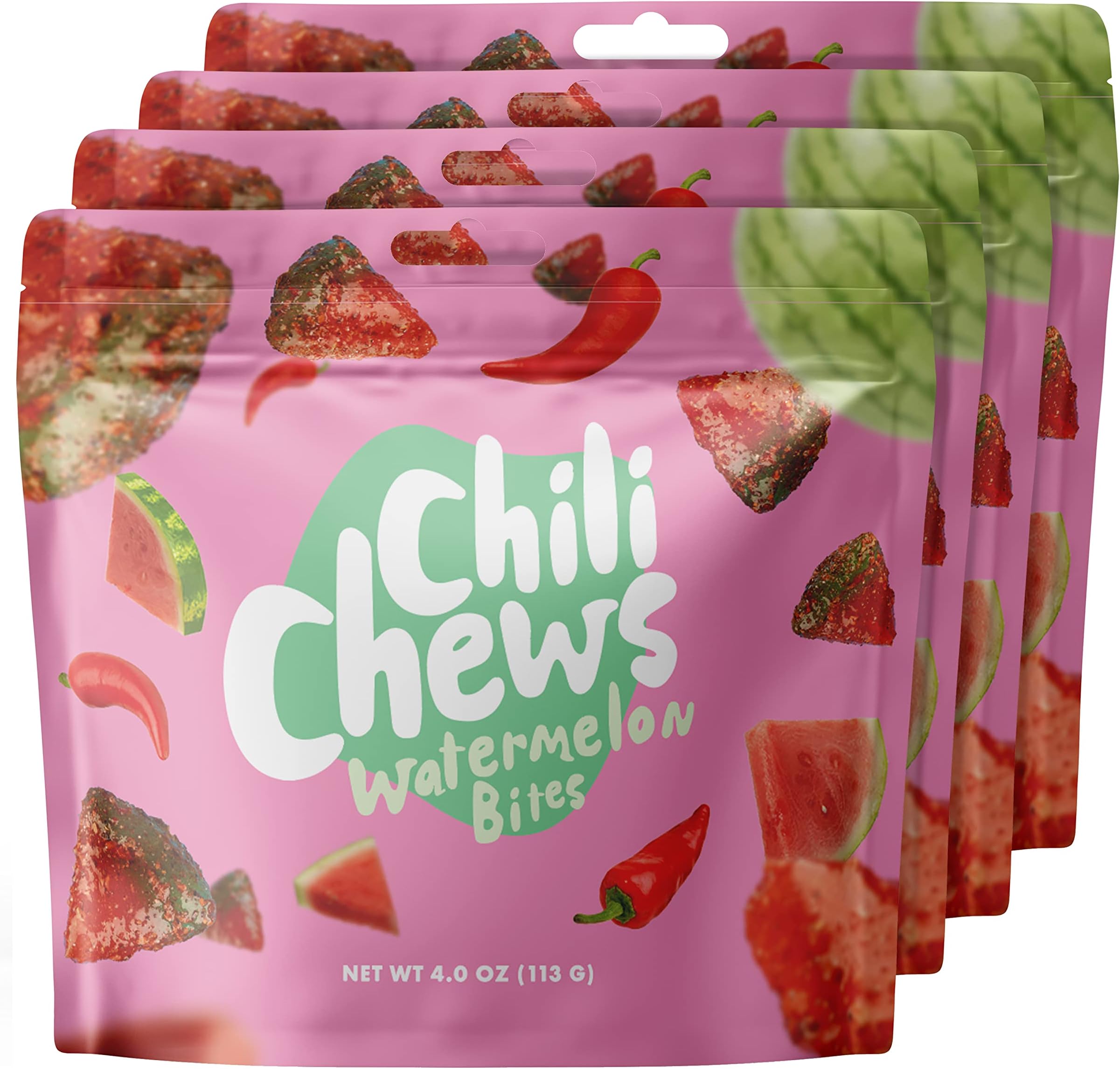 Amazon.com : Chili Chews Great Tasting Sweet Then Sour & Spicy Candy ...
