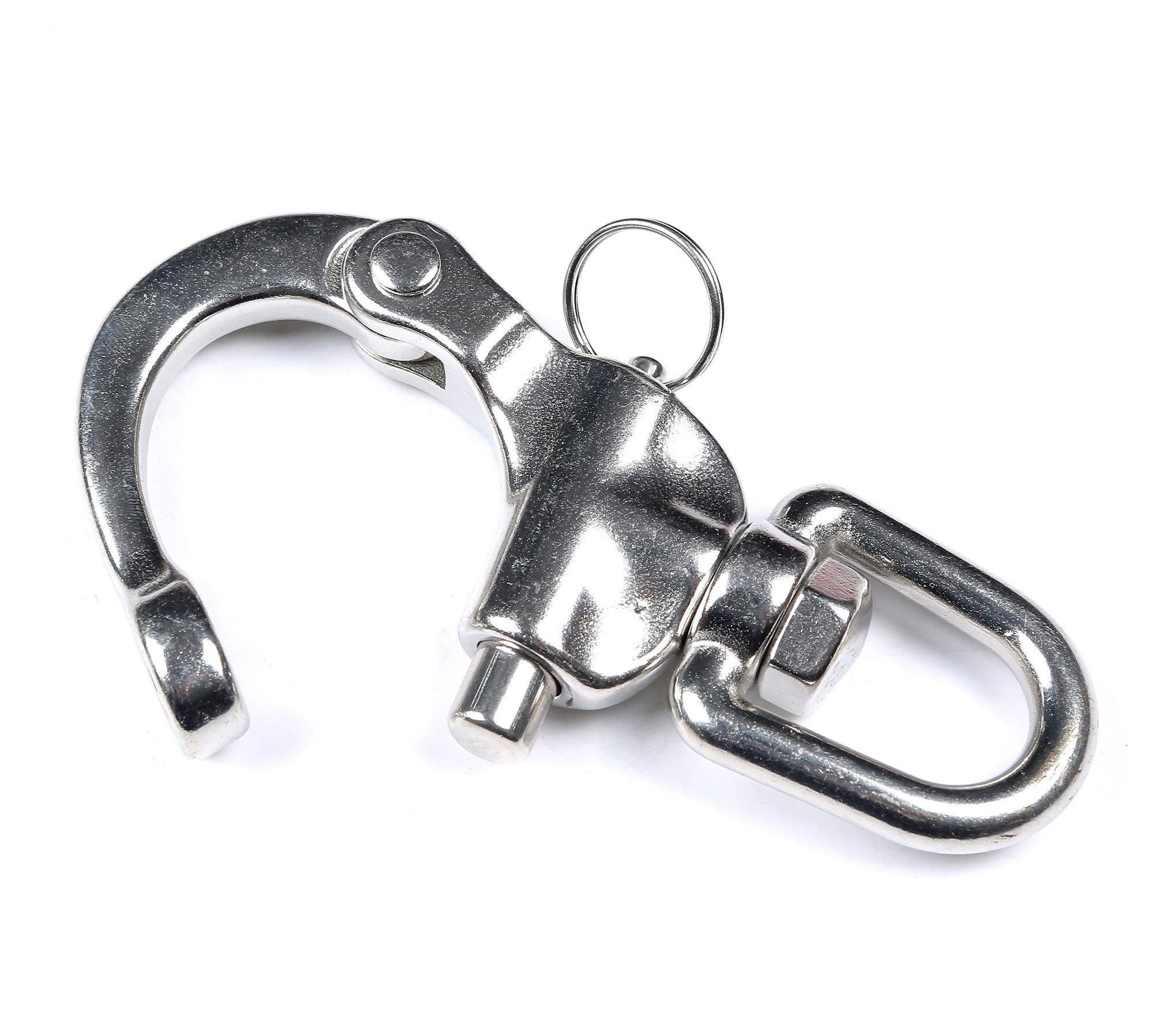 Snapklik.com : Mxeol Swivel Eye Snap Shackle Quick Release Bail Rigging ...