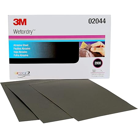 Amazon.com: 3M Wetordry Abrasive Sheet 401Q, 02023, 1500, 5 1/2 in x 9 ...