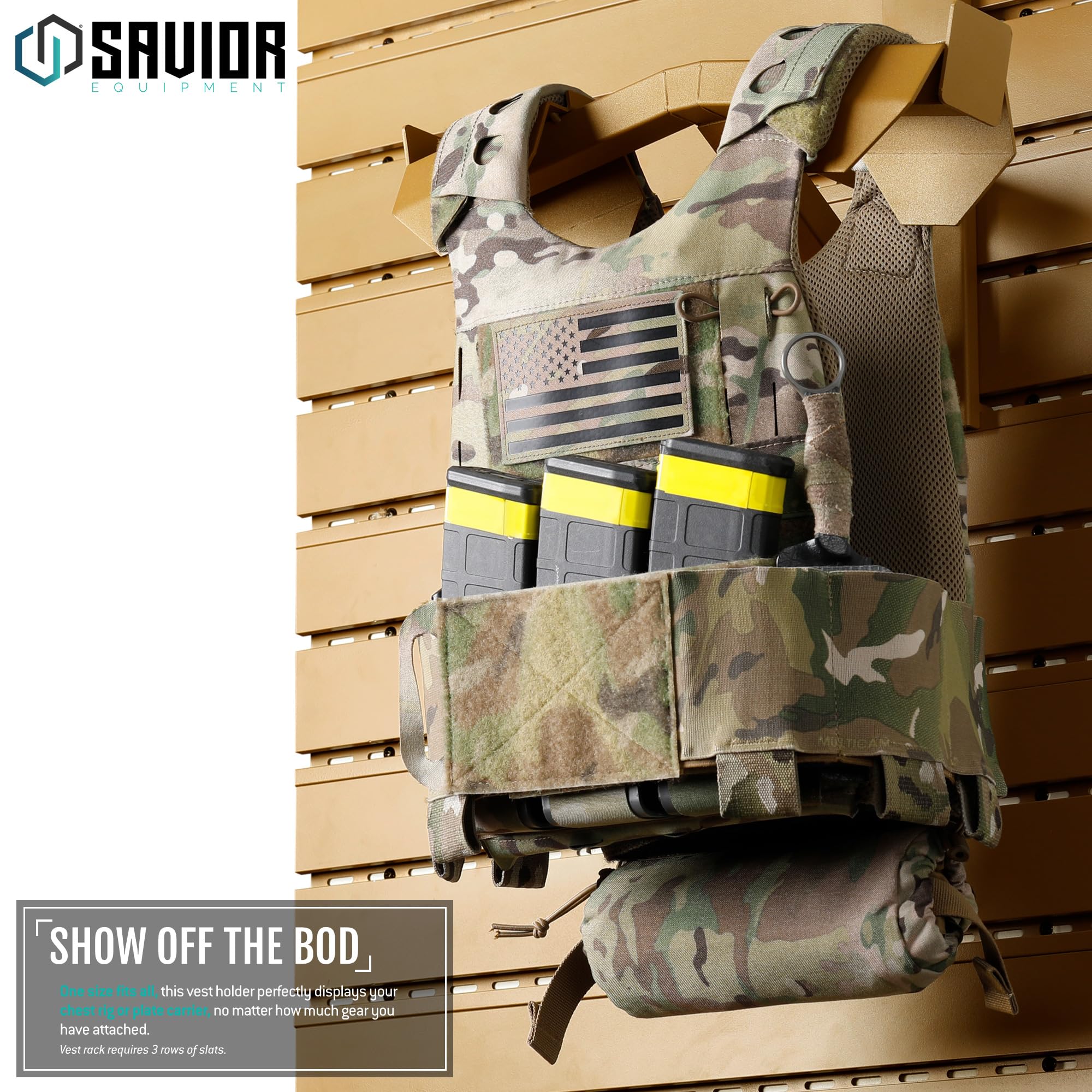 Snapklik.com : Savior Equipment Wall Rack System Tactical Vest ...