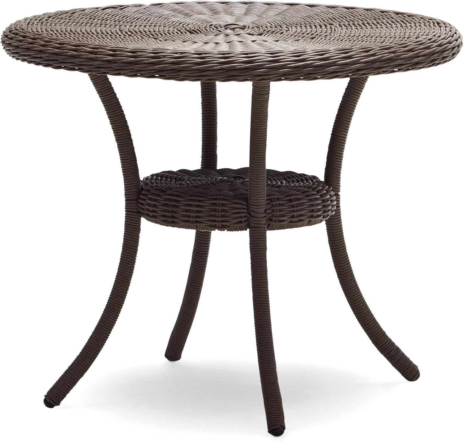 Amazon.com: Strathwood Hayden All-Weather Wicker Table : Patio, Lawn ...