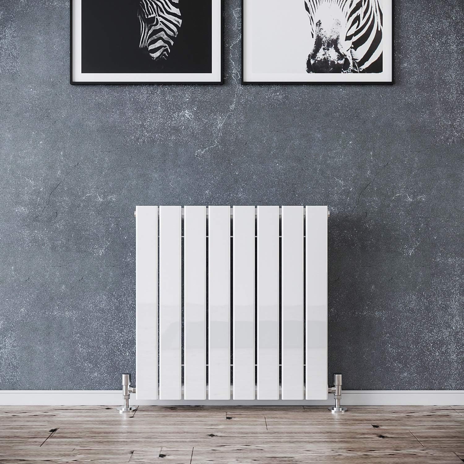 Milano Compact - Modern White Type 22 Central Heating Horizontal Double ...