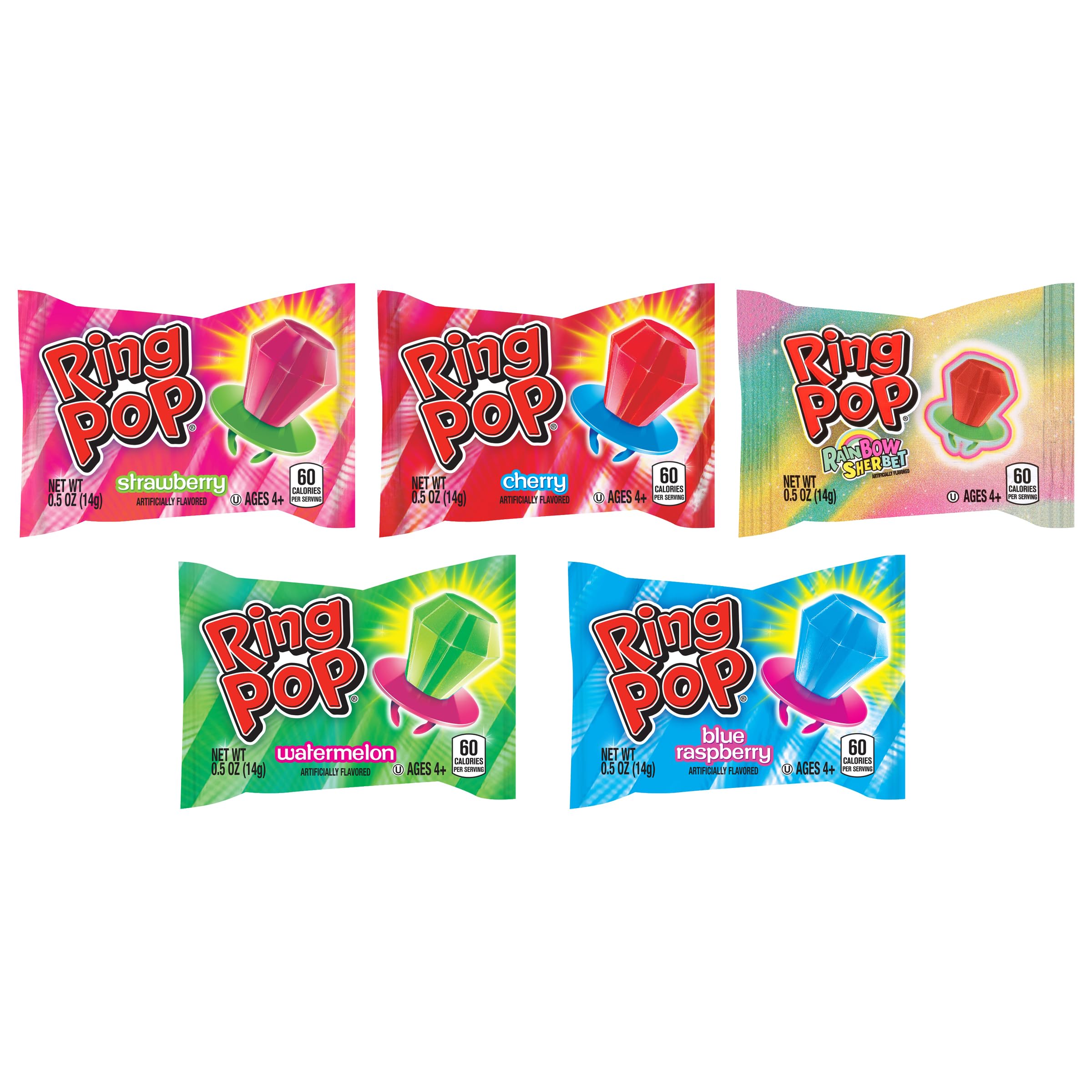Snapklik.com : Ring Pop Individually Wrapped Bulk Lollipop Variety Pack ...