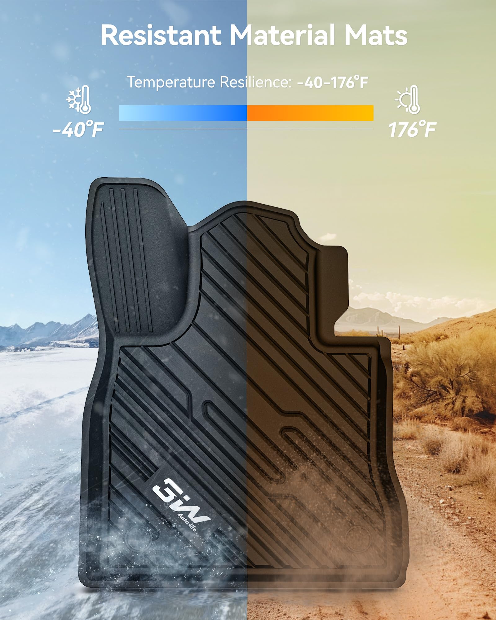 Snapklik.com : 3W Ford Explorer Floor Mats - All Weather TPE Liners ...