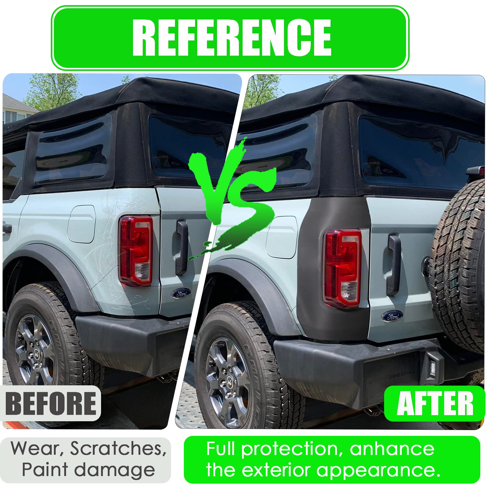 Snapklik.com : Corner Guards Protector For Ford Bronco 2021 2022 2023 ...