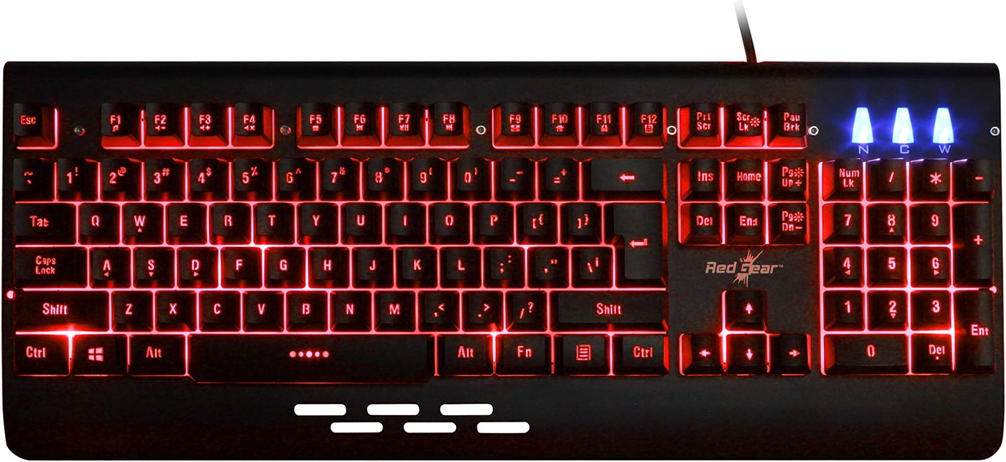 Amazon.in: Buy Redgear Blaze 7 Colour Backlit Wired Gaming Keyboard ...