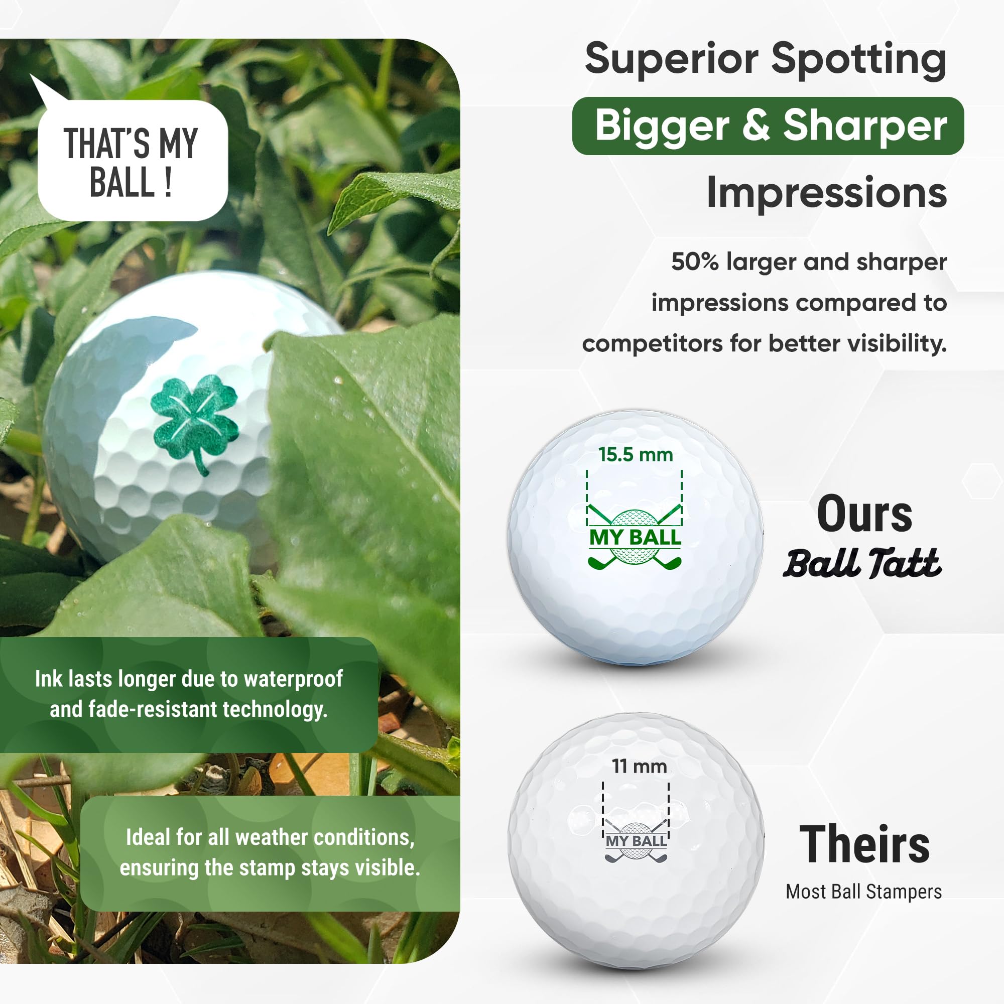 Snapklik.com : Golf Ball Stamp, Self-Inking Golf Ball Stamper, Golf ...