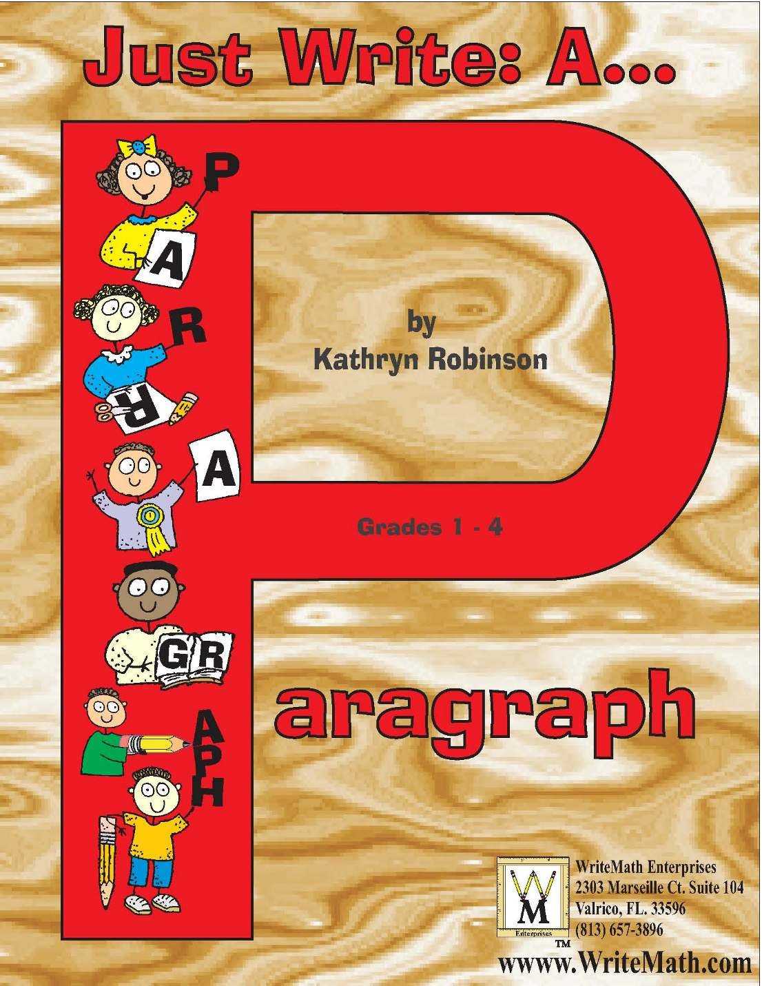 Just Write: A Paragraph | Paragraph Writing Activities - 2nd, 3rd, 4th ...