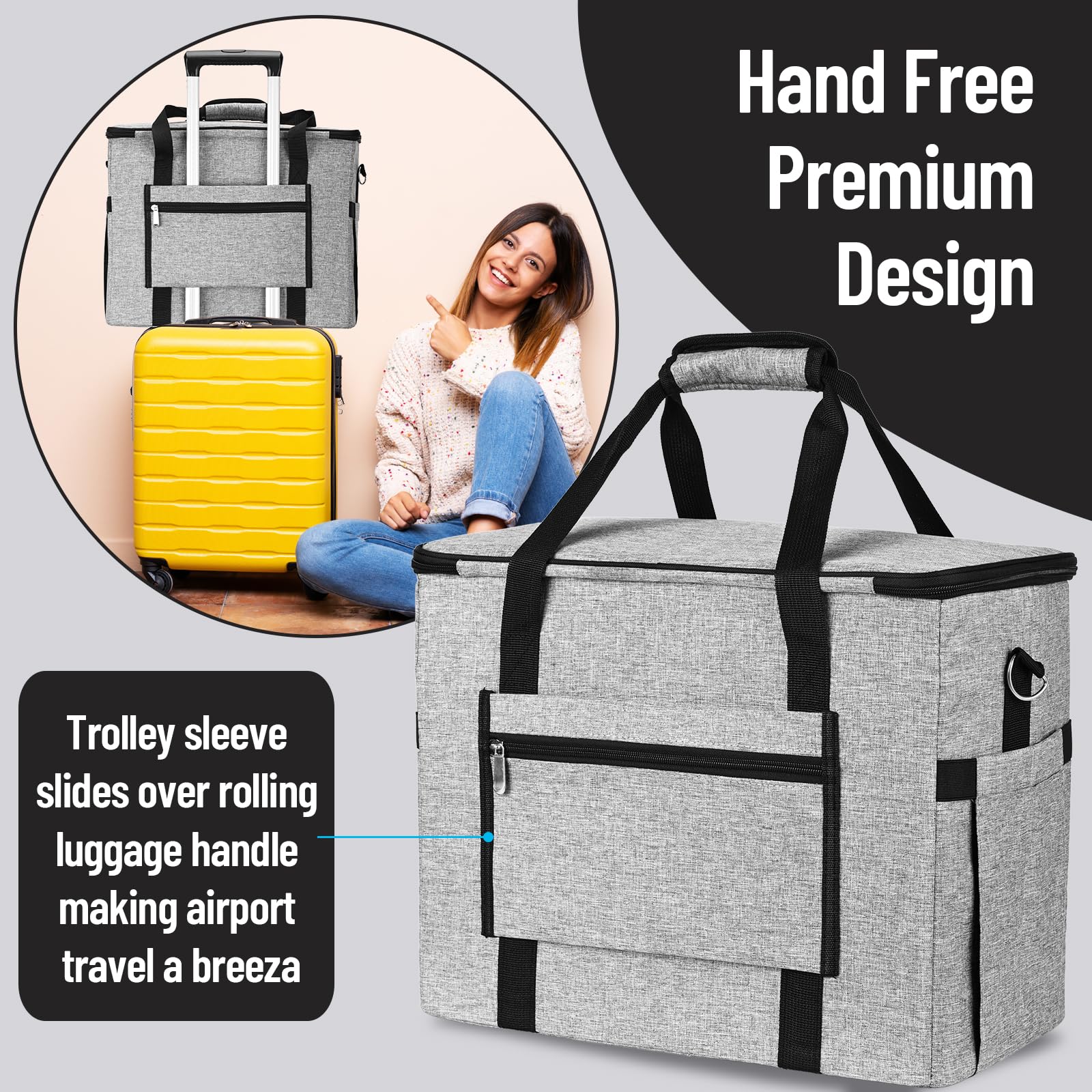 Snapklik.com : FINESUN Sewing Machine Bag, Foldable Deluxe Sewing ...