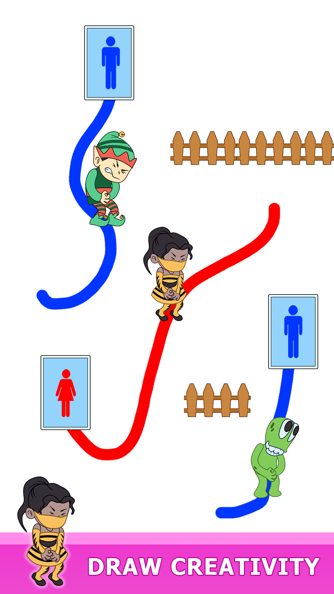 Toilet Rush Race Pee Master: Draw To Go Toilet Home Draw Puzzle - App ...