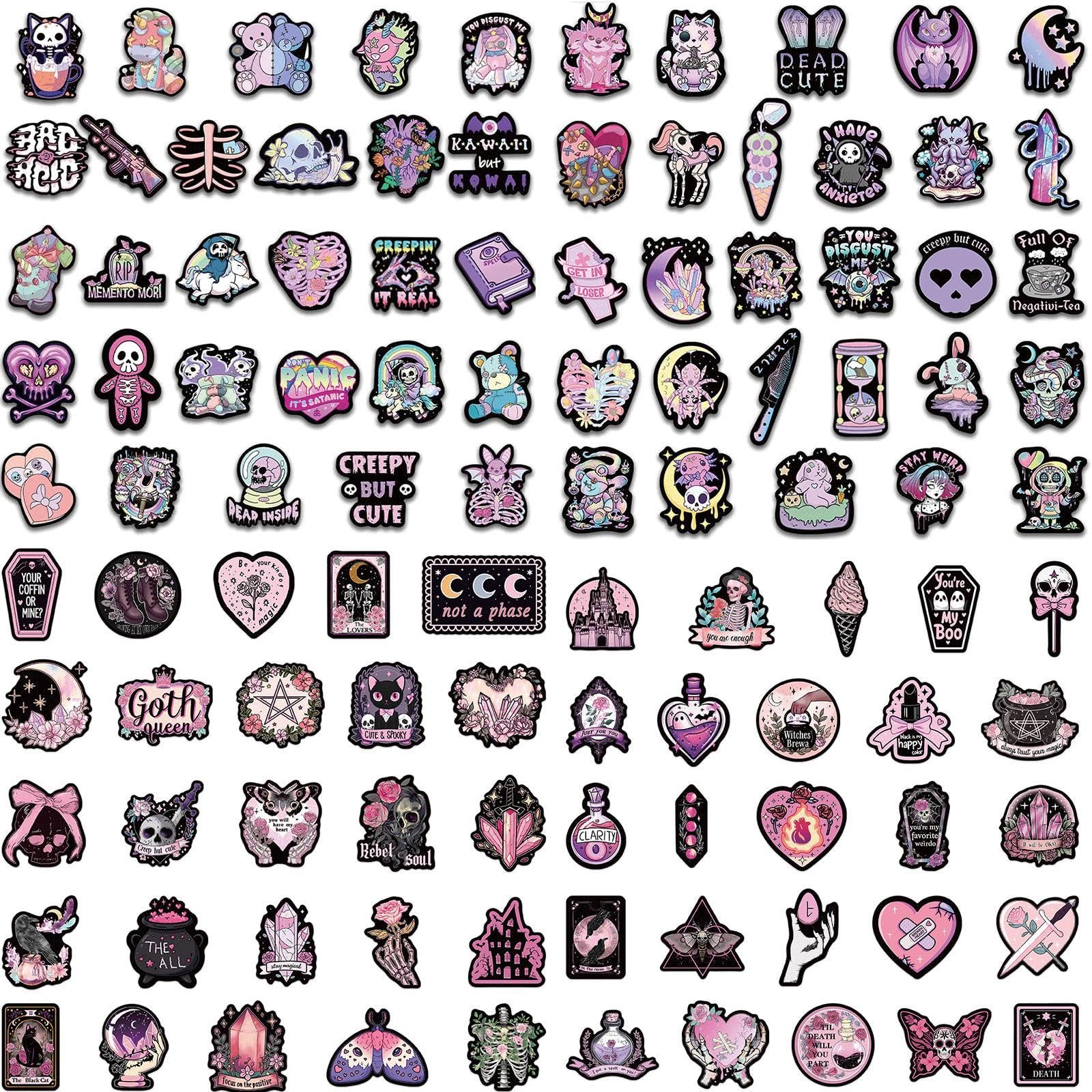 Murder Drones Stickers 50pcs Goth Stickers Pack - Waterproof Vinyl ...