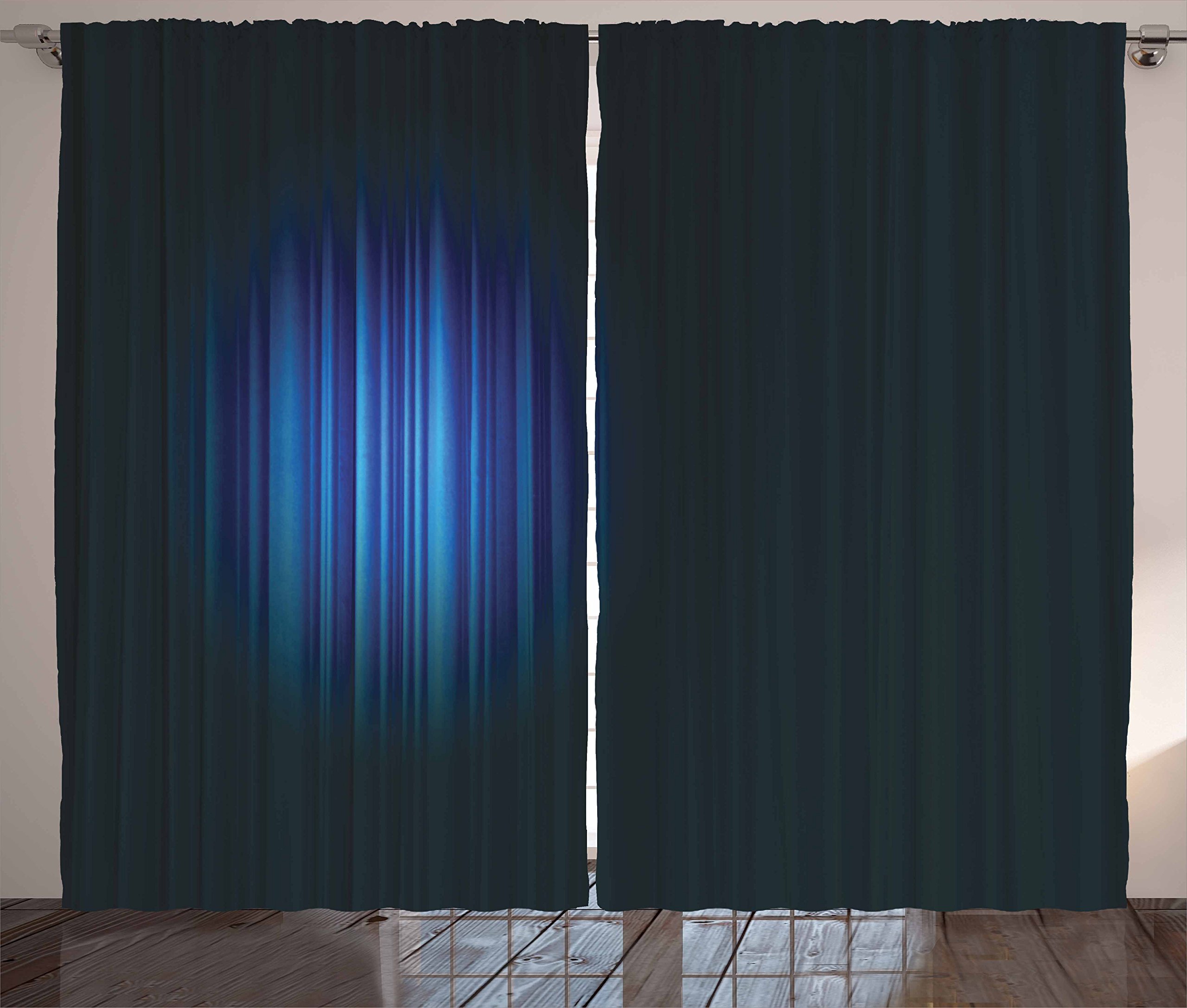 Dark Blue Stage Curtains