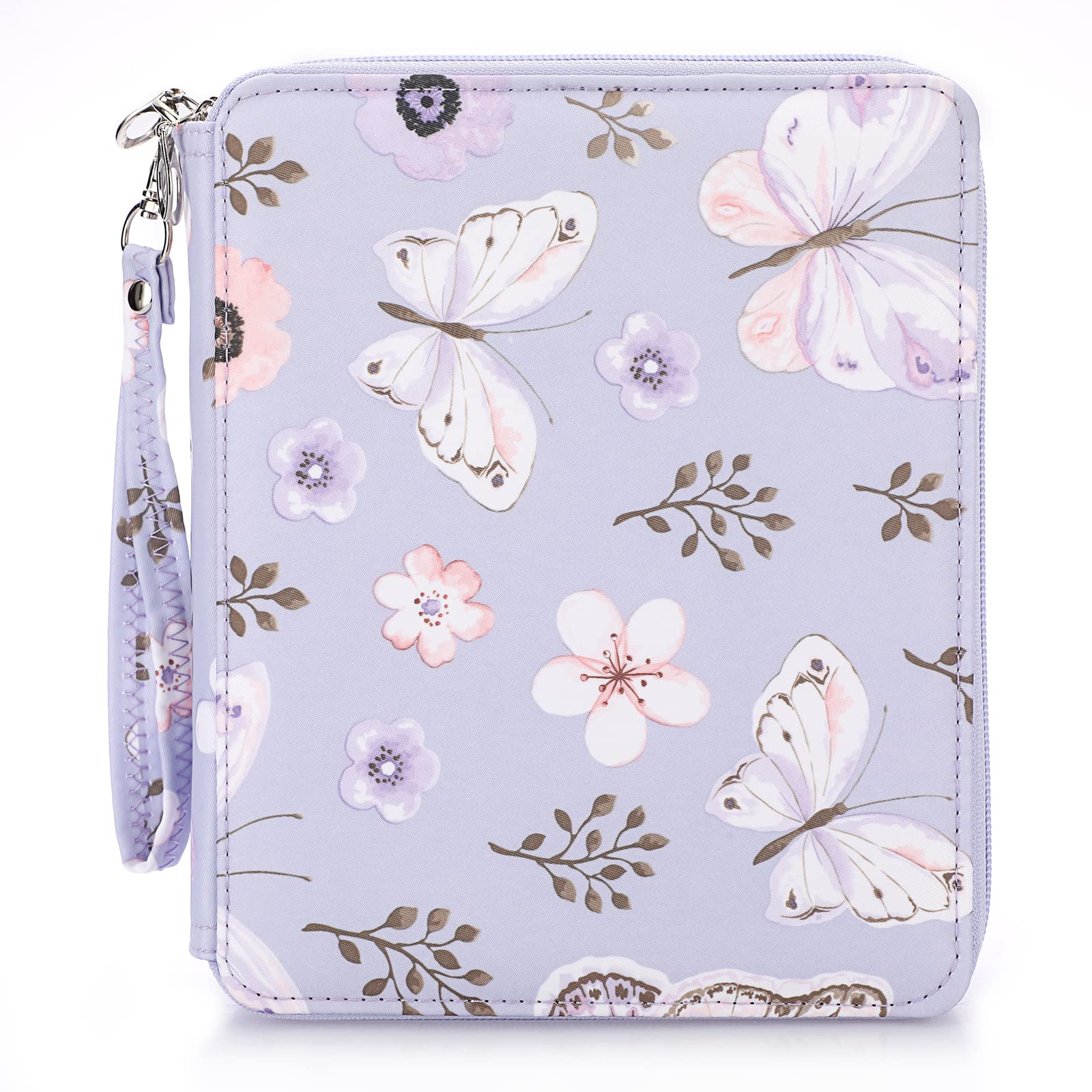 BTSKY Portable 120 Slots Pencil Case, Colored Zippered Pencil Organizer ...