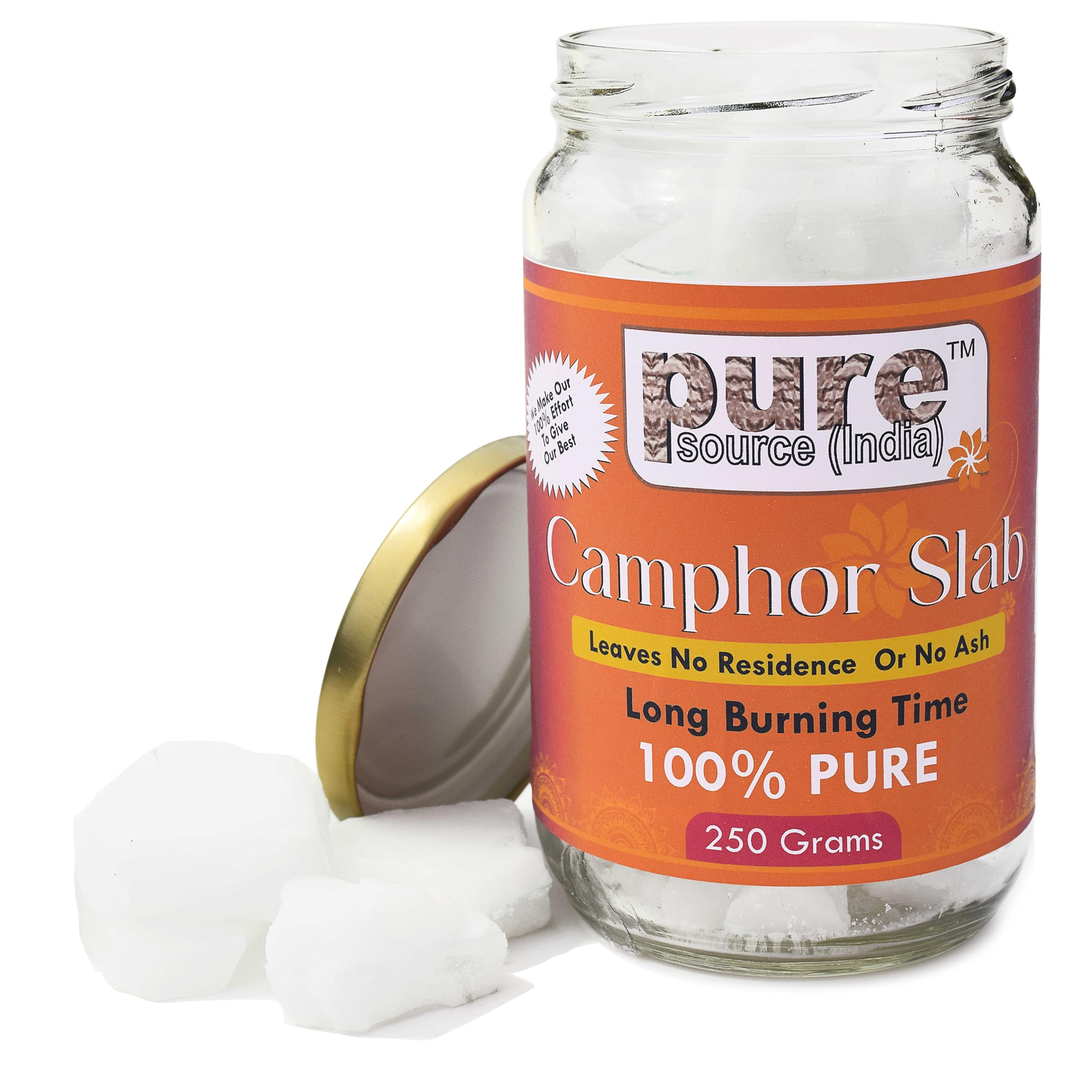Pure Source India Pure Organic And Original Camphor Kapoor Container ...