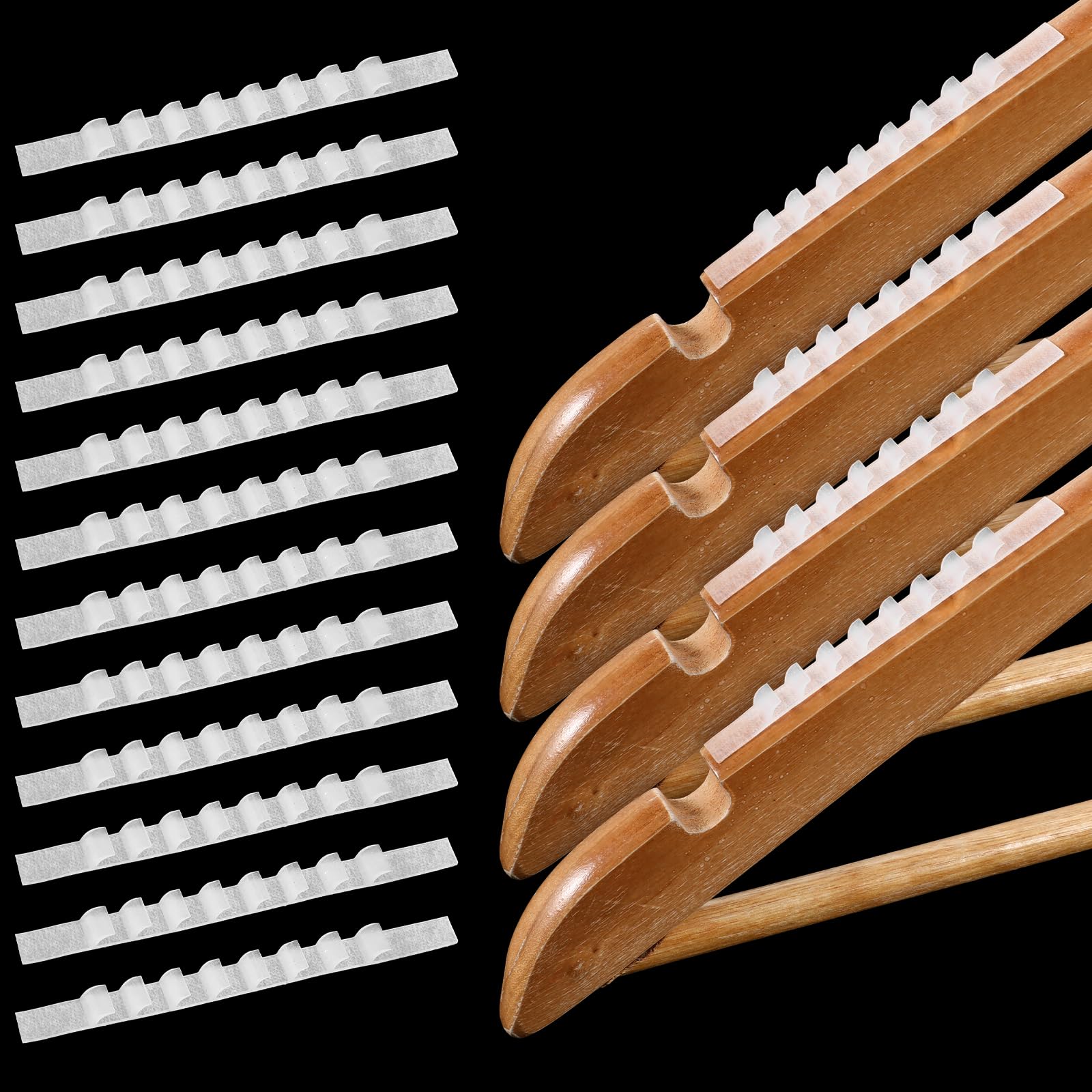 Amazon.com: 100 Pcs Non Slip Hanger Strips Adhesive Hanger Grips for ...