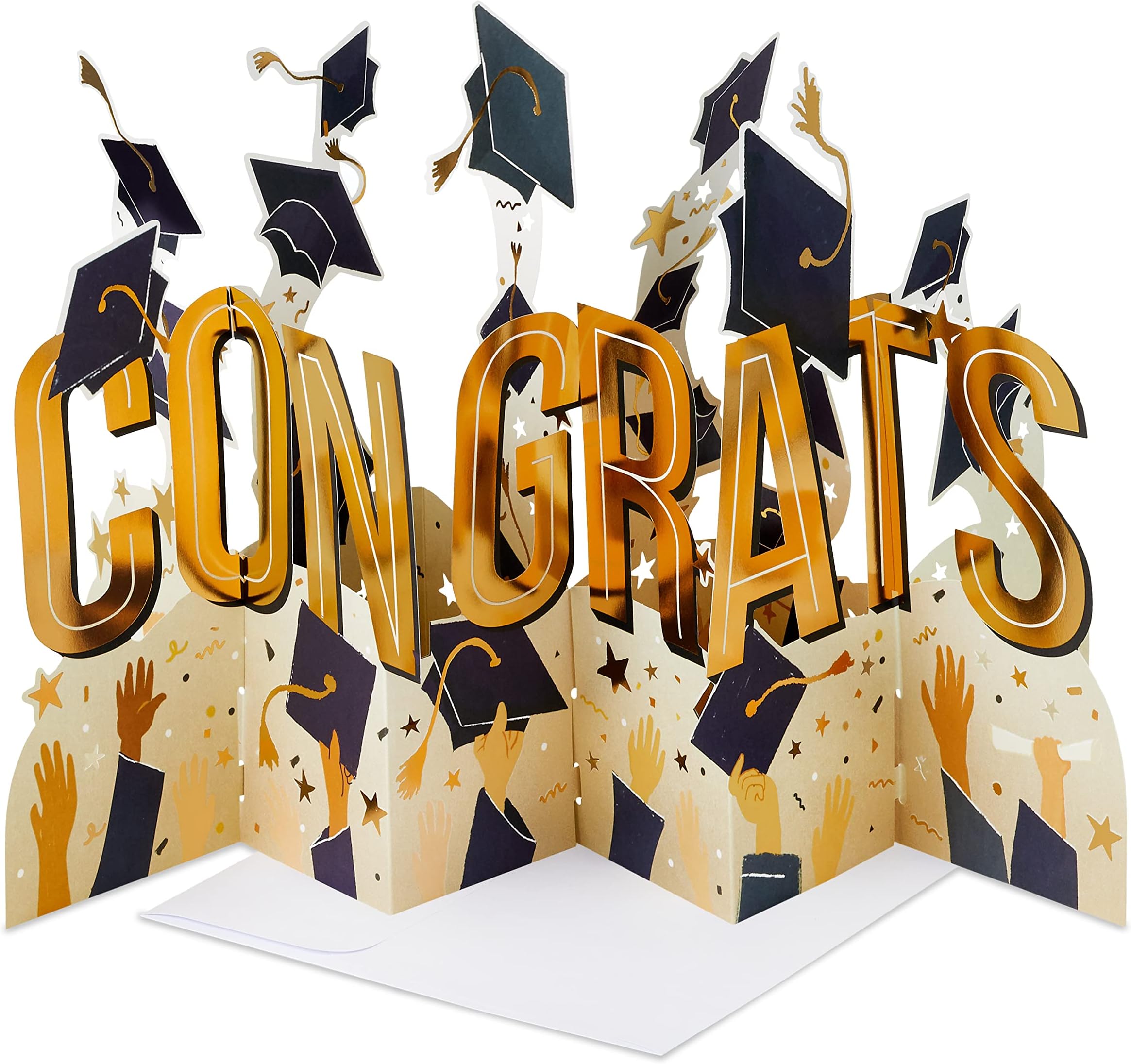 Amazon.com : CUTPOPUP Congratulations Card Pop Up, Graduation Card, 3D ...