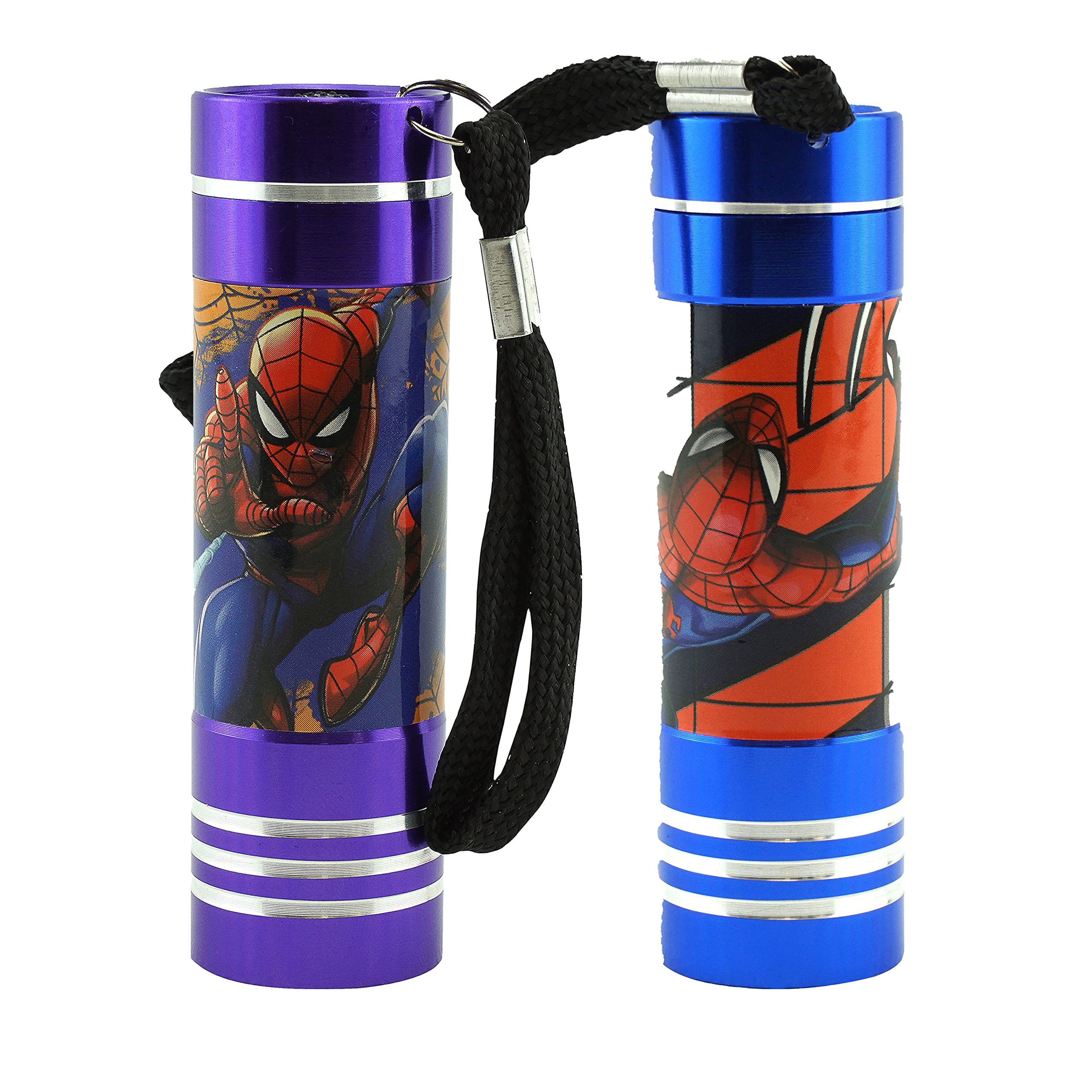 Srv Hub 2x Spider Man Aluminum Led Torches Including 3 | Desertcart INDIA