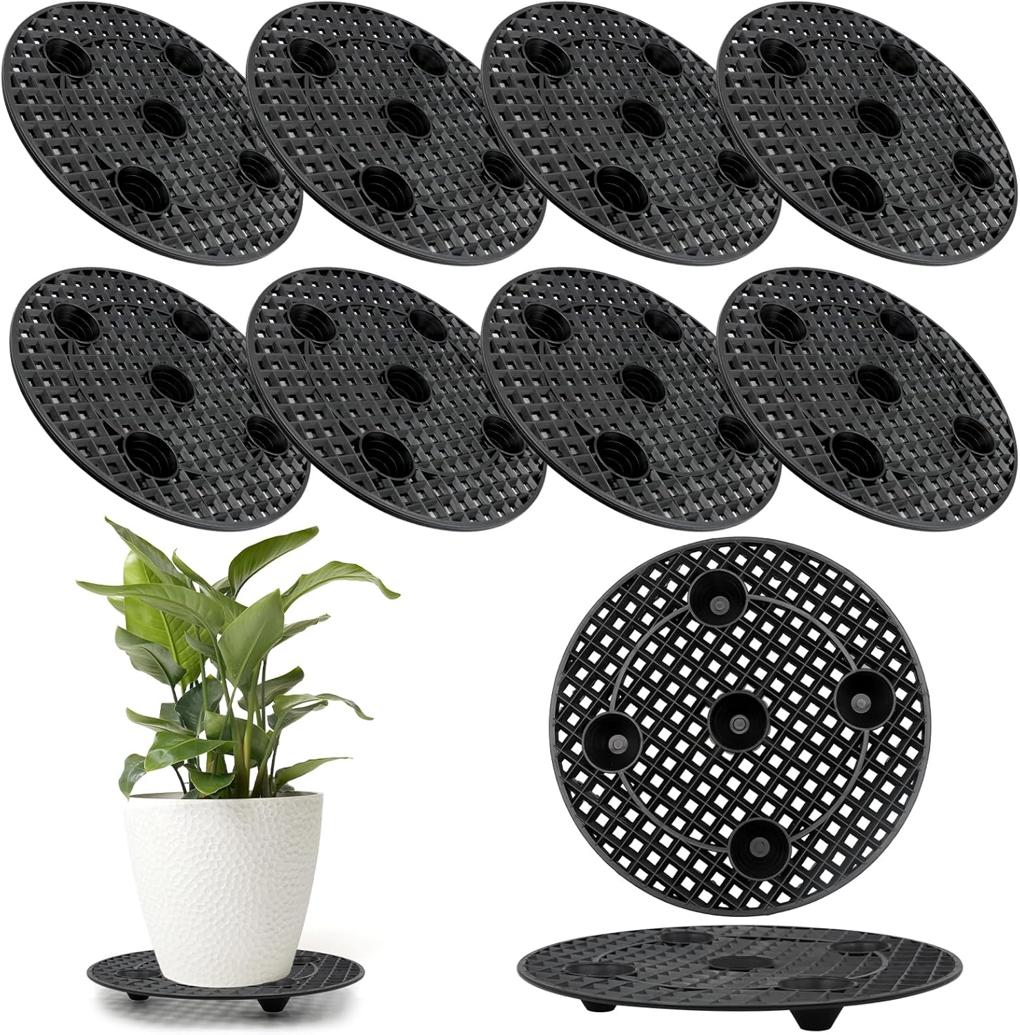 Amazon.com: ZYNERY 10 PCS Plant Level Pot Elevator, Planter Stands for ...