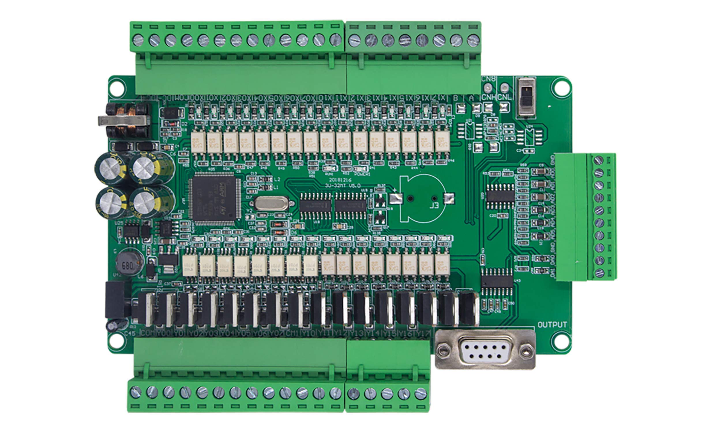 Seekufx3u 32mt Diy Plc Programmable Logic Control Board Support Analog ...