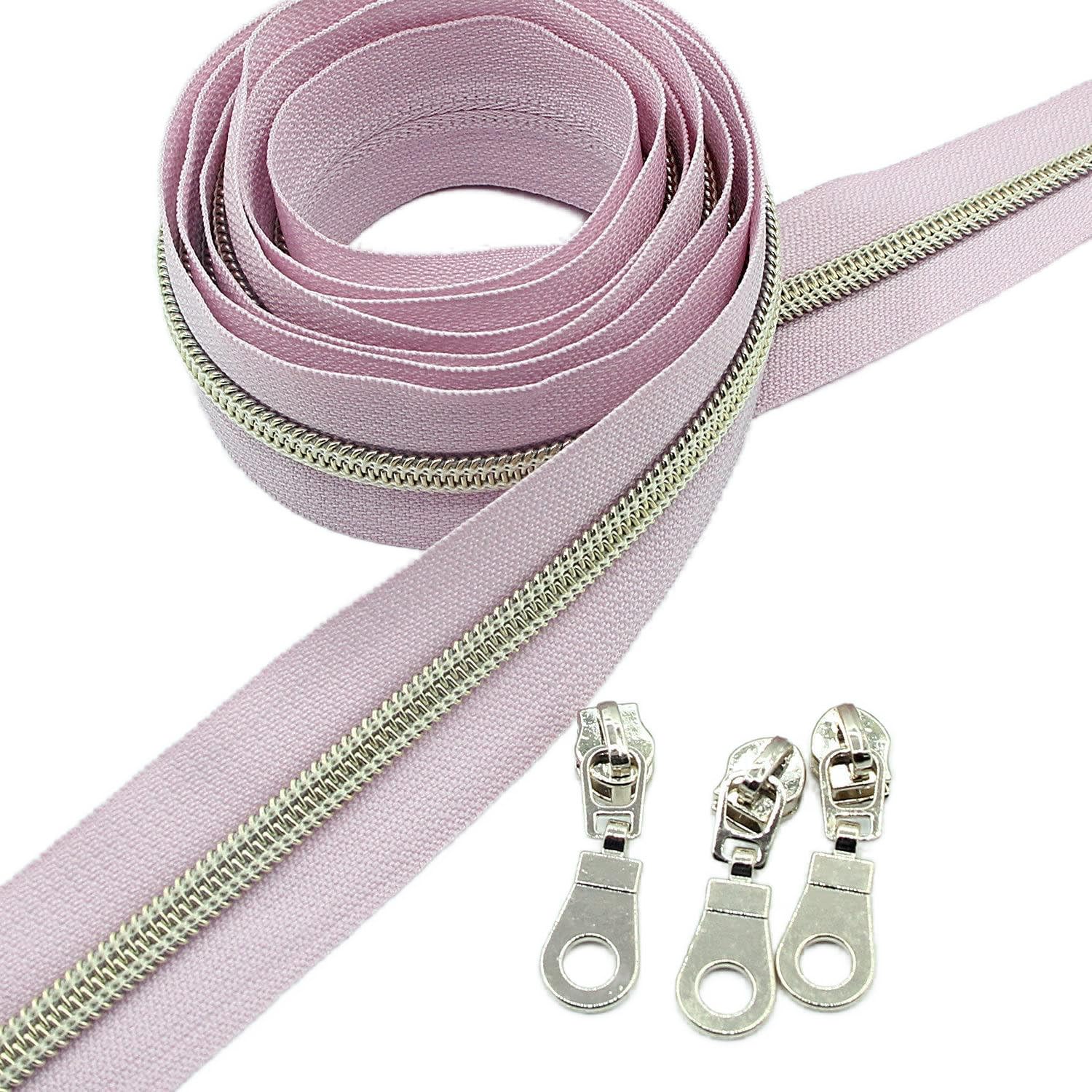 Amazon.com: Leekayer #5 Metallic Nylon Coil Zippers by The Yard Bulk 10 ...