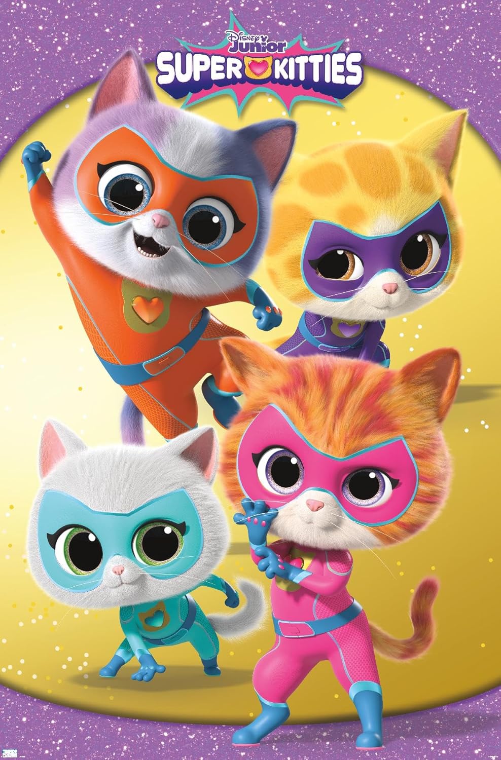 Amazon.com: Trends International Disney Junior Super Kitties - Group ...
