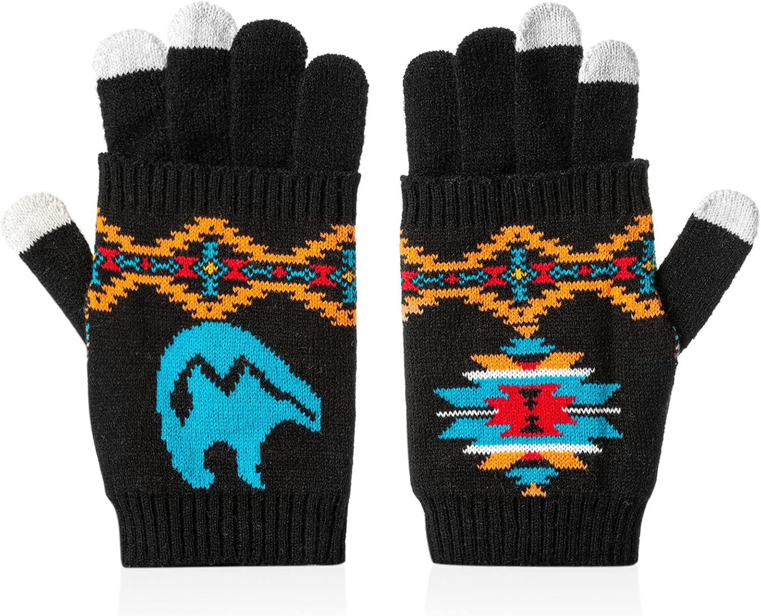 Amazon.com: NU TRENDZ Winter Thermal Gloves Women & Wen, 3-Finger ...