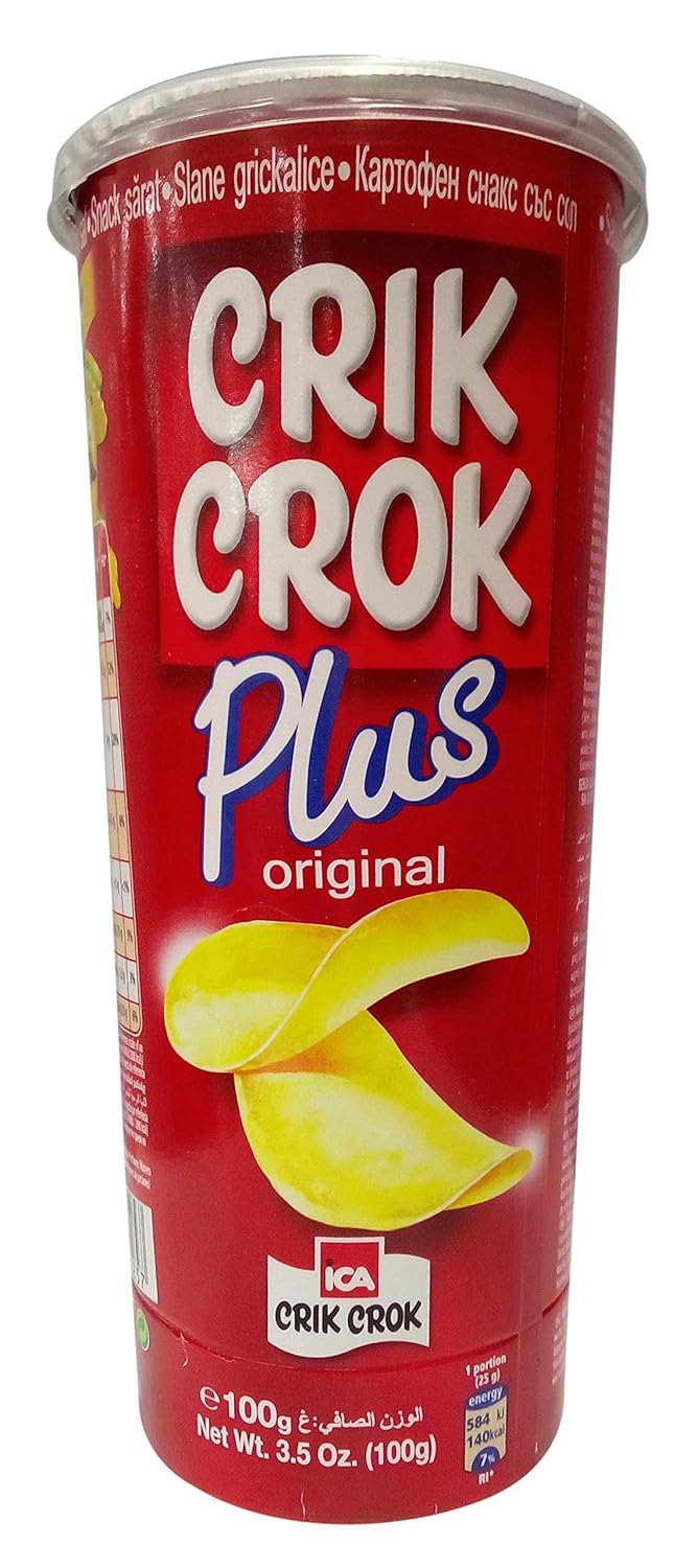 Crik Crok Chips - Plus Original, 100g Tin : Amazon.in: Grocery ...