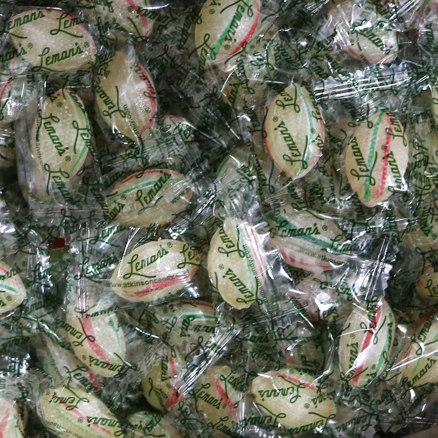 Amazon.com : Leman's Mint Hard Candy Bulk Bags (Individually Wrapped ...