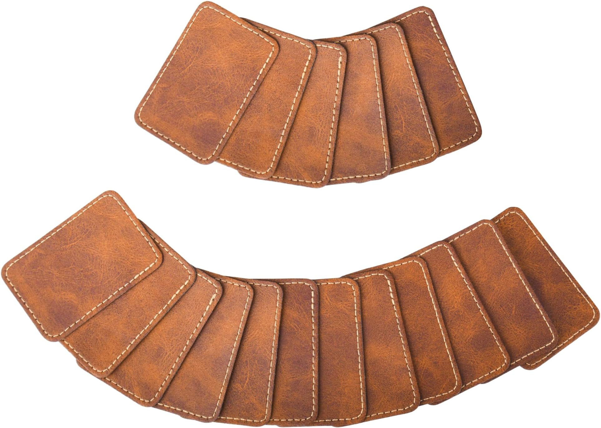 Amazon.com: Bestlabel 60PCS Blank Hat Patches Laserable Square Rustic ...