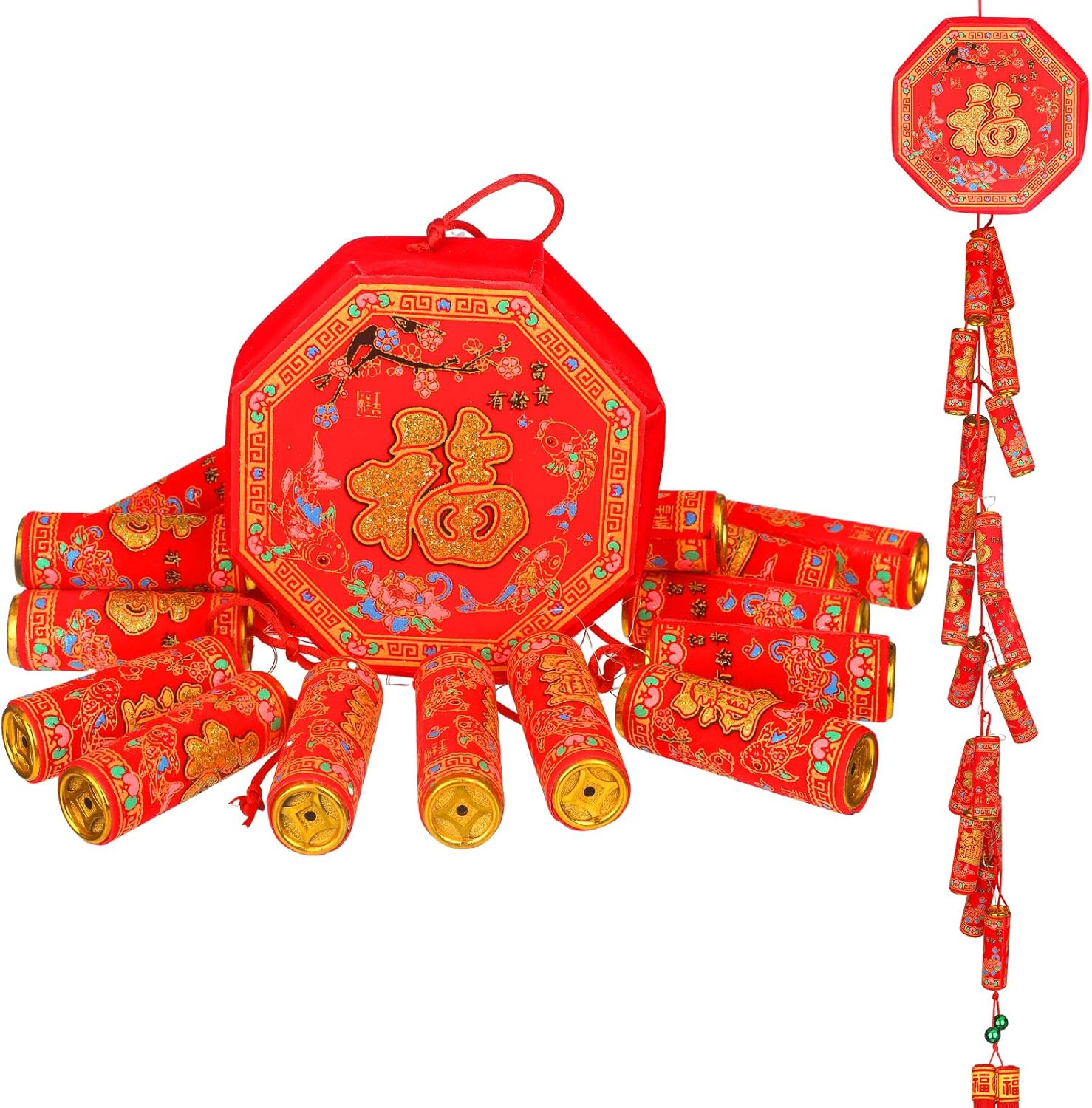 Amazon.com: Baquler 2 Chinese New Year Hanging Decorations 2024 ...
