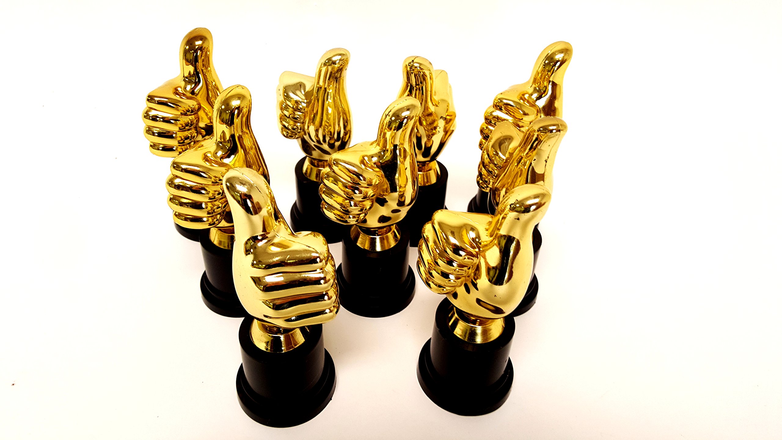 Playscene Plastic Gold Trophies Oscar Trophy Thumbs Up Trophy High ...
