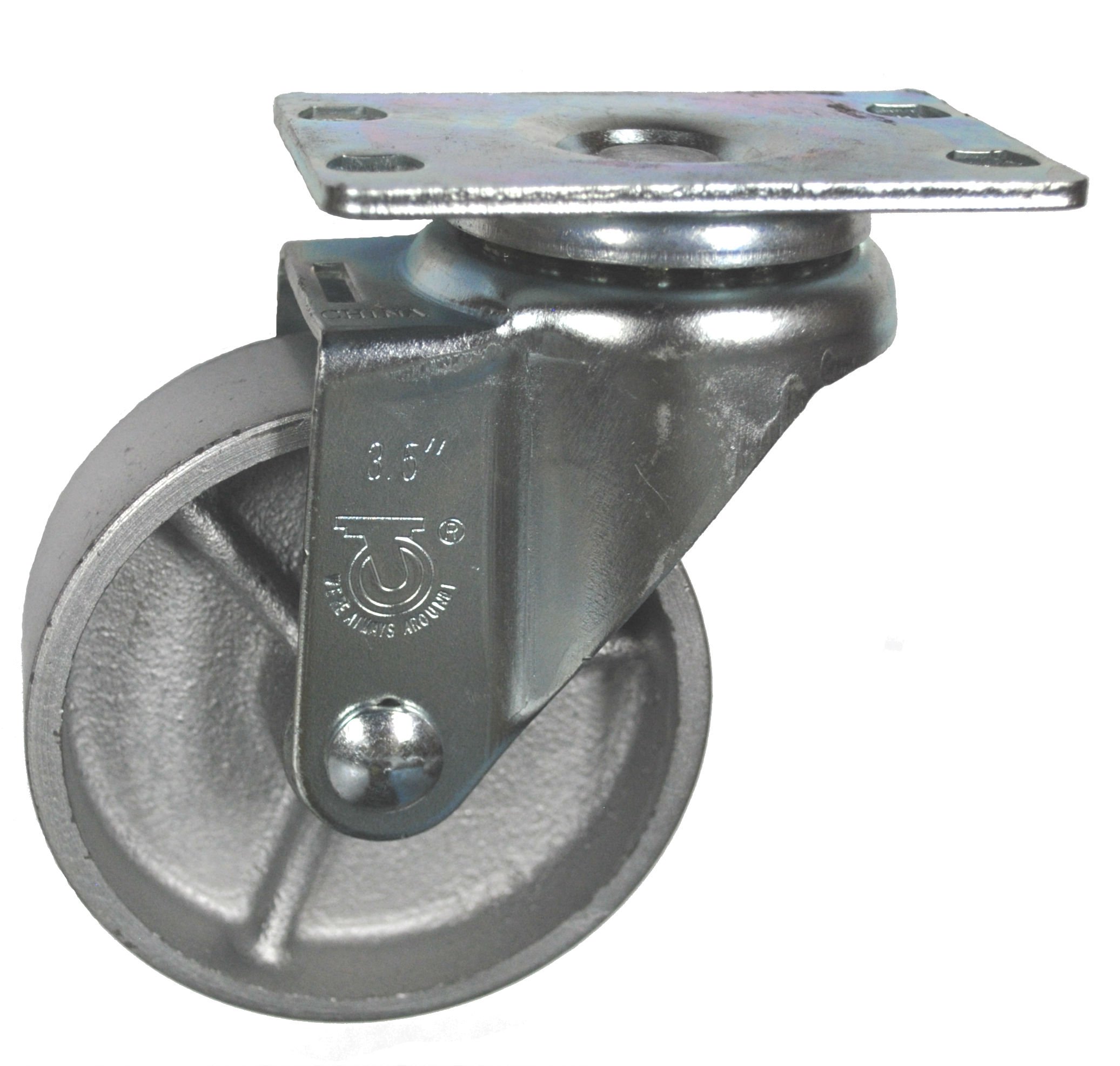 Amazon.com: Jack Caster - 3-1/2" Steel Wheel Caster - 300 Lbs Capacity ...