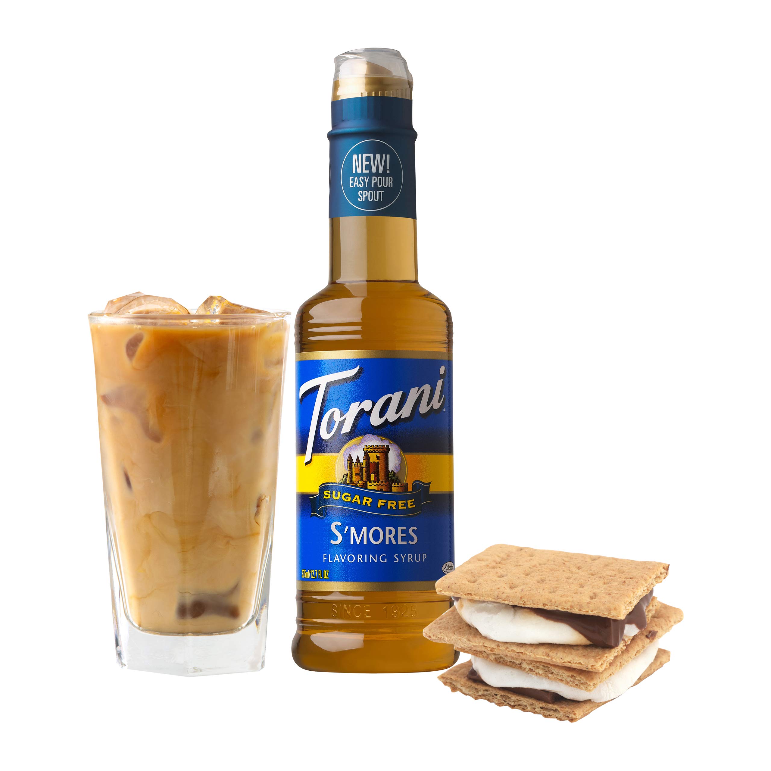 Snapklik.com : Torani Sugar Free Flavored Drink Syrup, Smores, 12.7 Fl Oz