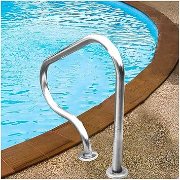 Amazon.com: Pool Handrail - Swimming Pool Stair Rail - 304 Stainless ...