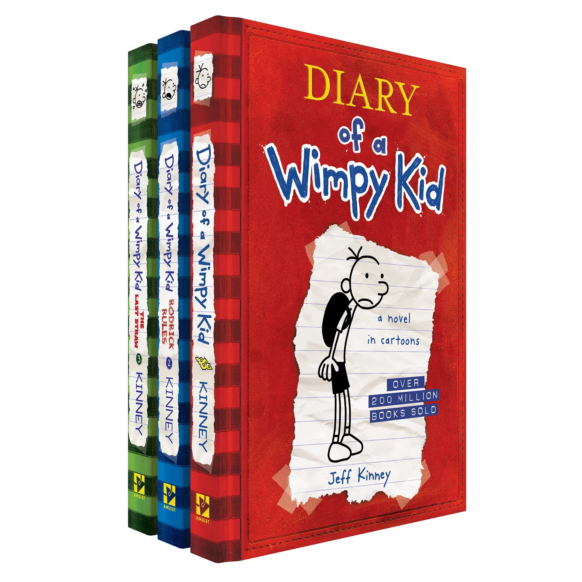Diary of a Wimpy Kid: 3-Book Bundle (Hardcover): Jeff Kinney ...