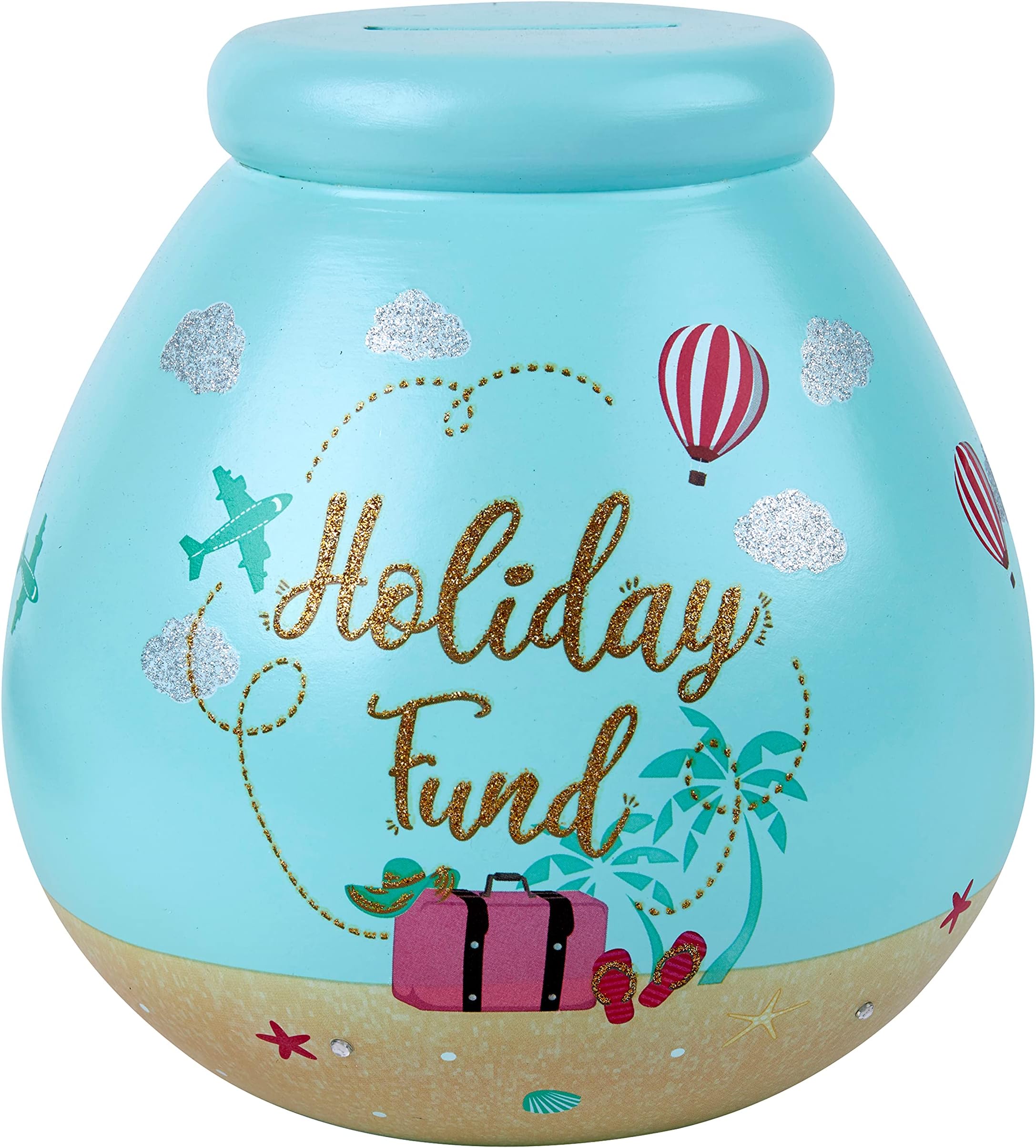 Holiday Fund Pots of Dreams Money Pot Save Up & Smash Money Box Gift ...