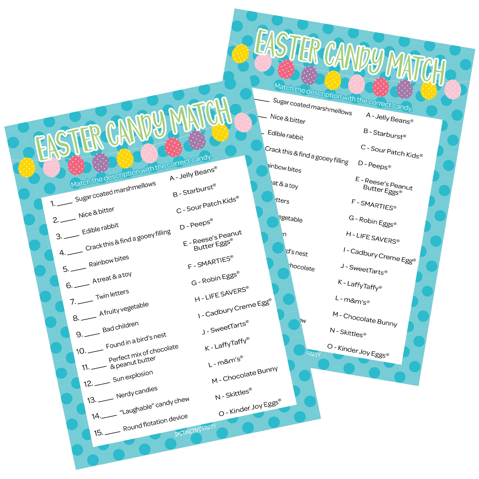 Candy Bar Matching Game Editable Candy Match Game Baby Shower Game
