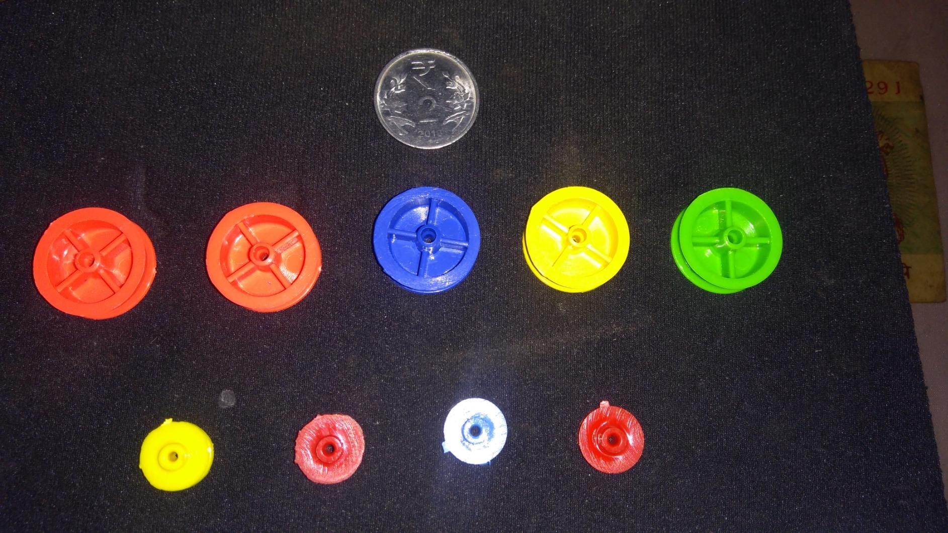 Buy SSP small and big pulley for toy motor and science projects ...