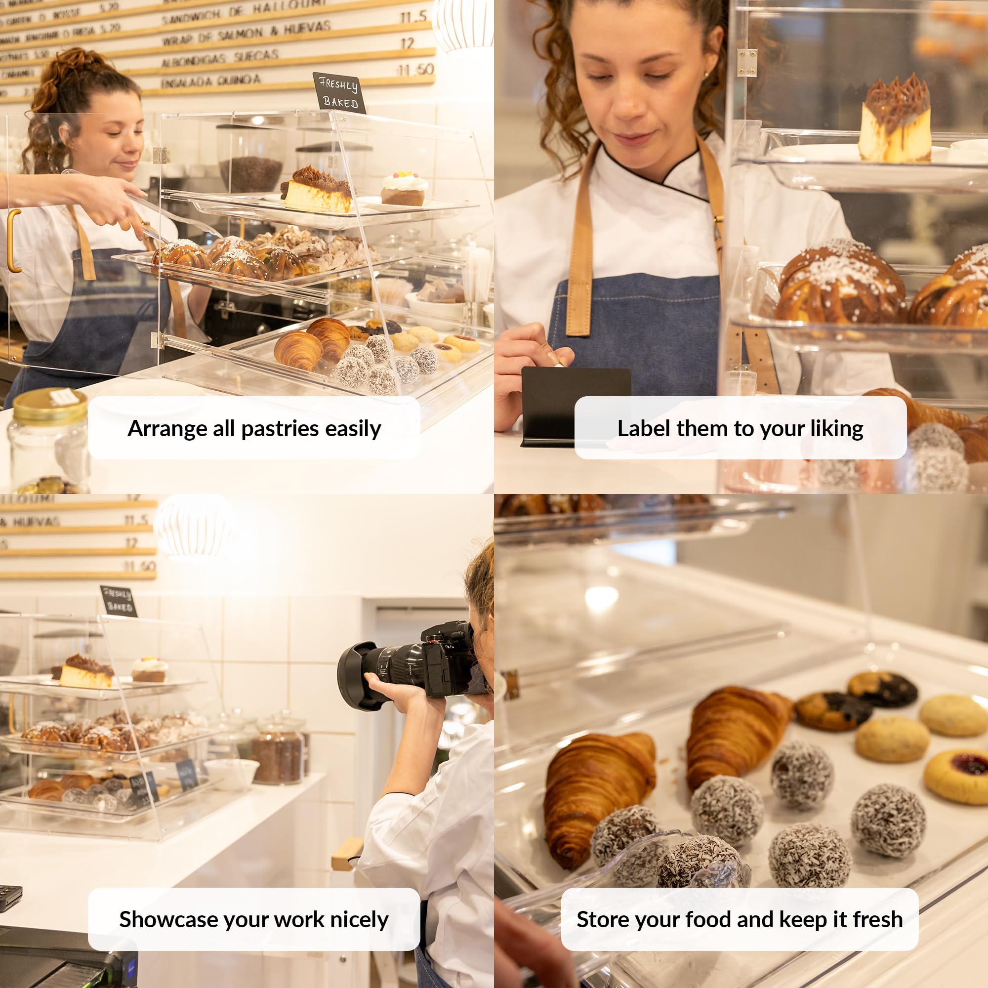 Snapklik.com : Bakery Display Case Pastry Display Case For Baking ...