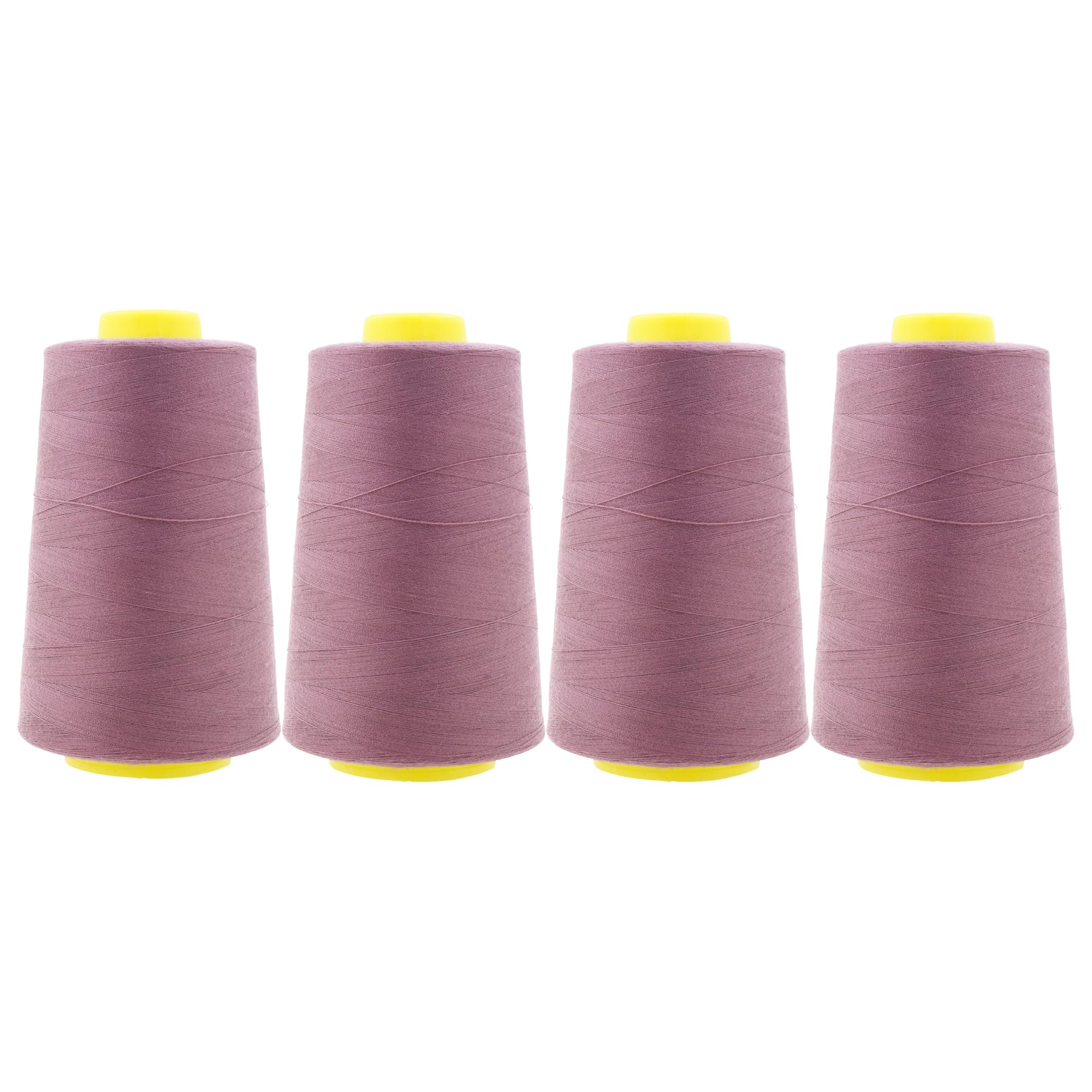 Amazon.com: Mandala Crafts 4 Pack of Serger Threads Mauve Threads for ...