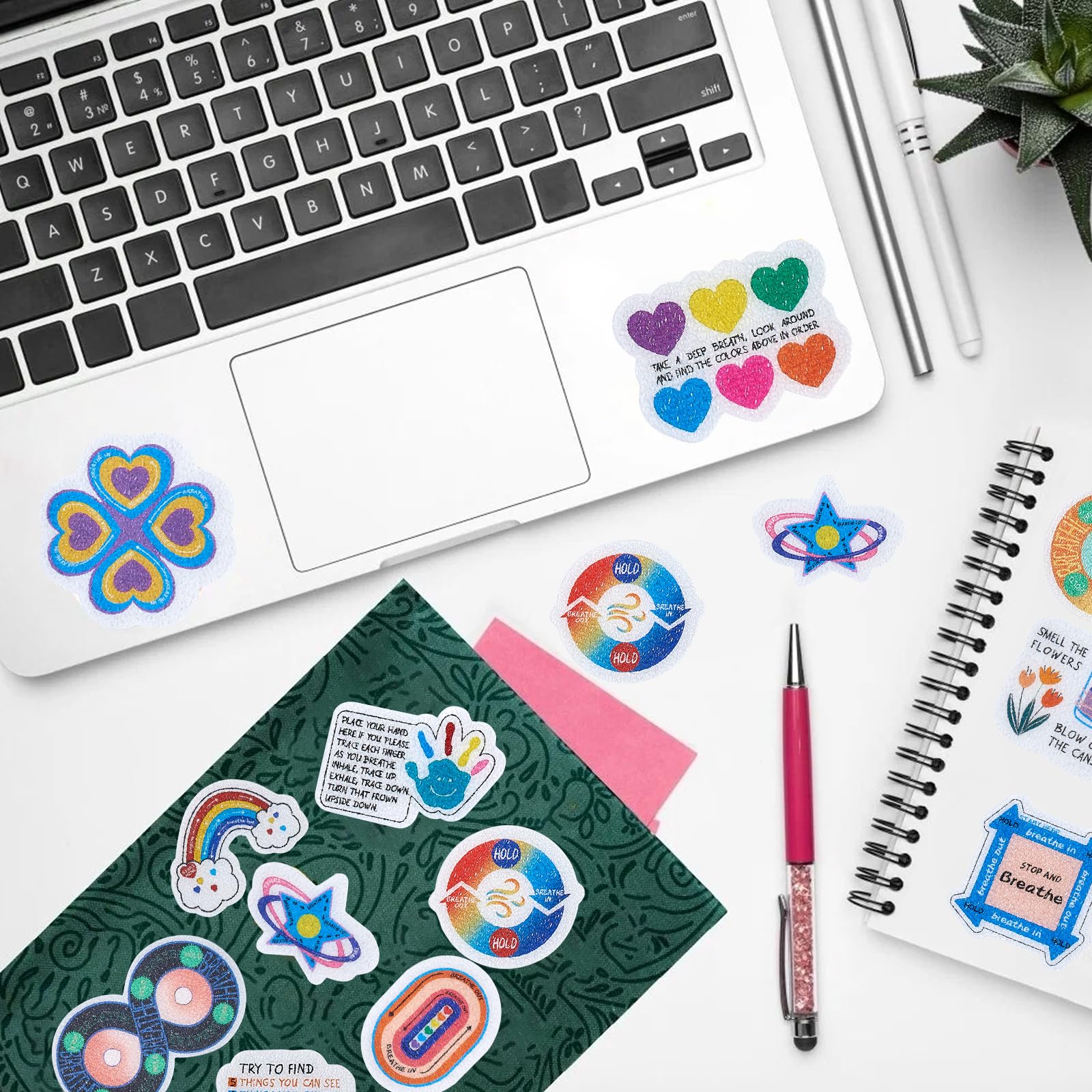 Snapklik.com : 30 Pieces Calm Stickers For Anxiety Sensory, Calm ...