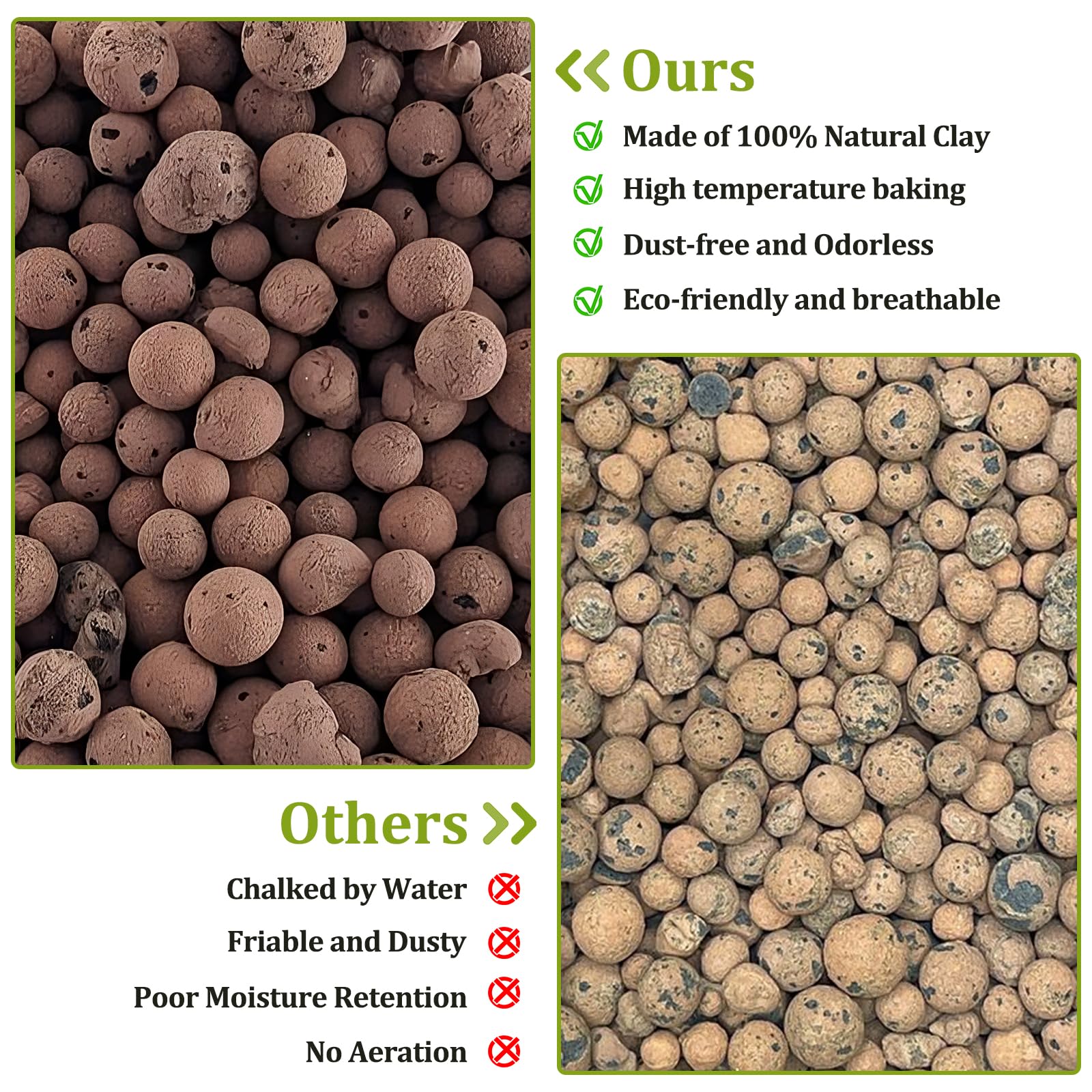 Snapklik.com : Riare 6LBS Expanded Clay Balls Terrarium Substrate For ...